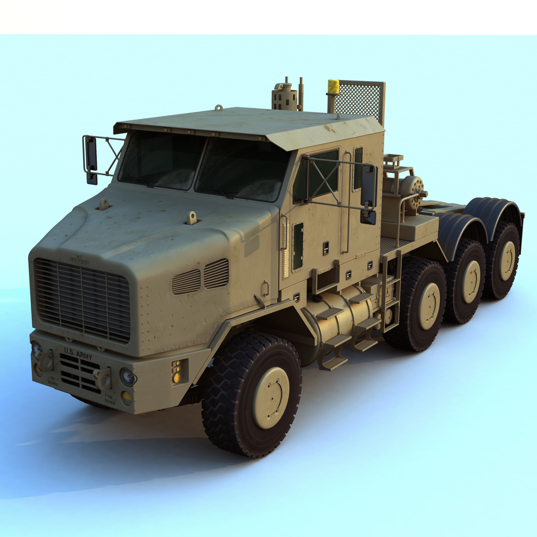 heavy equipment transporters het 3d max