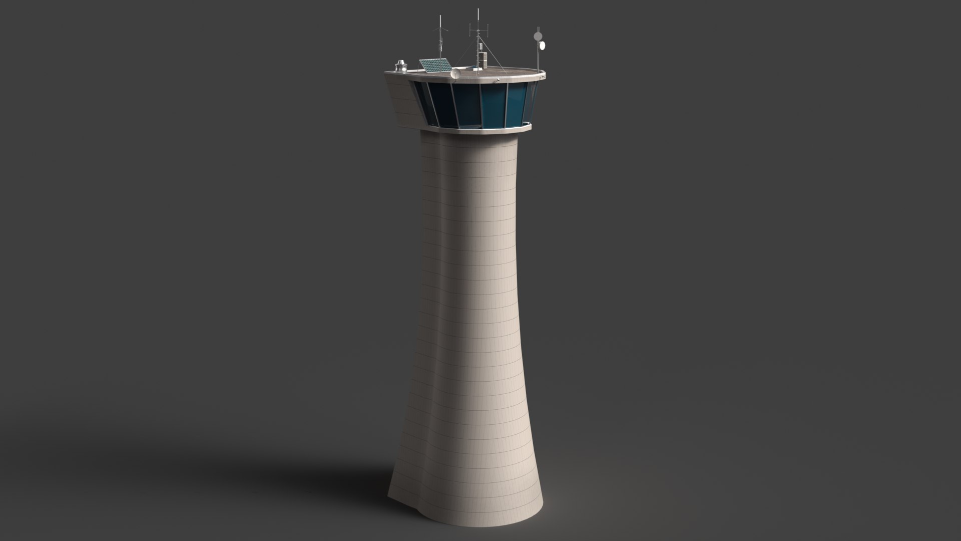 3D ATC Tower - TurboSquid 1981822