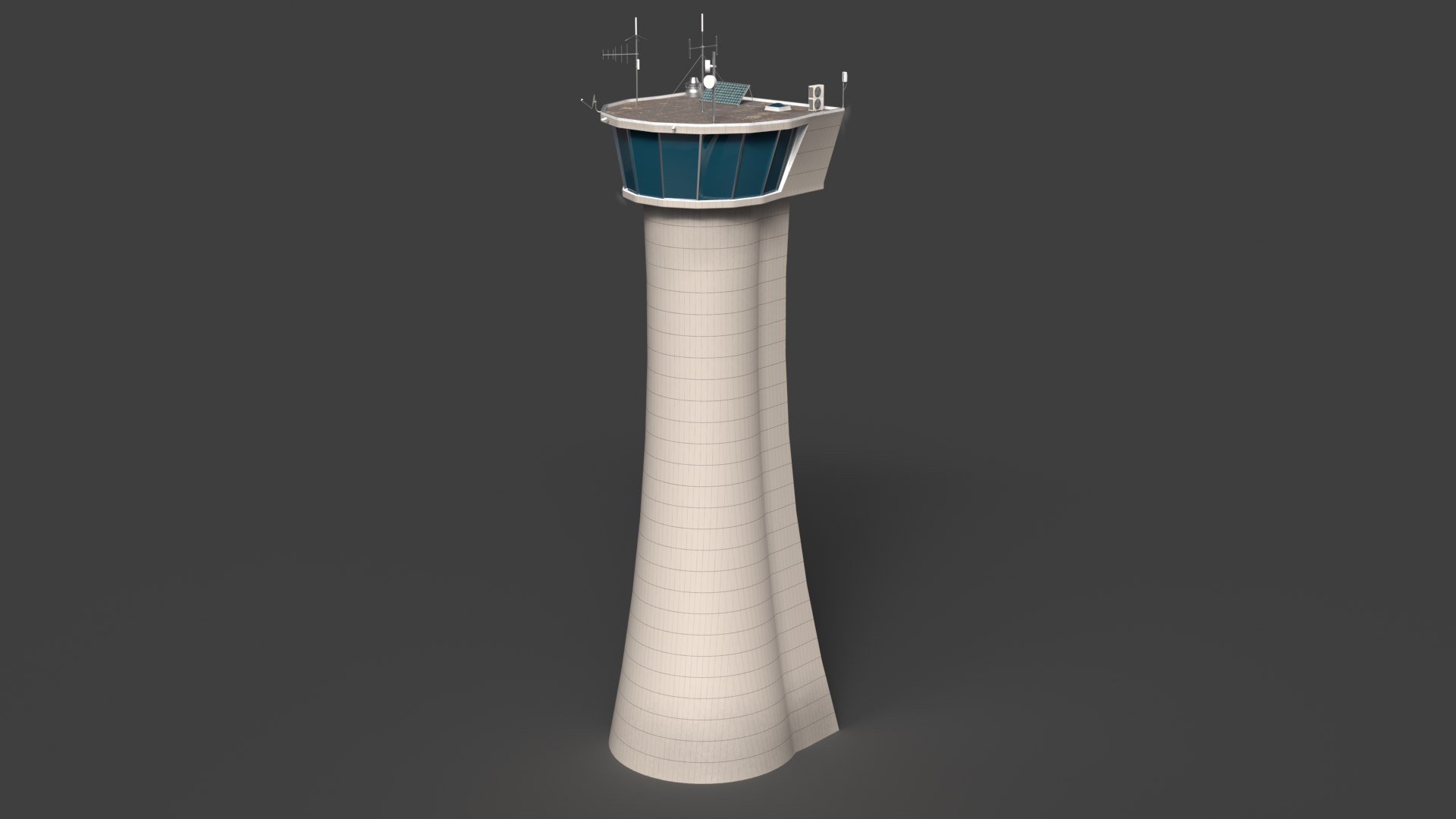 3D ATC Tower - TurboSquid 1981822