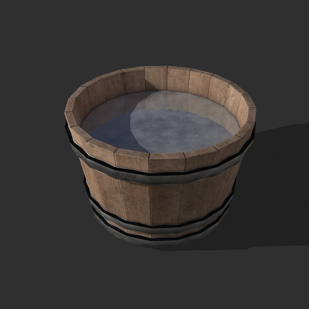 3D bucket water - TurboSquid 1711305