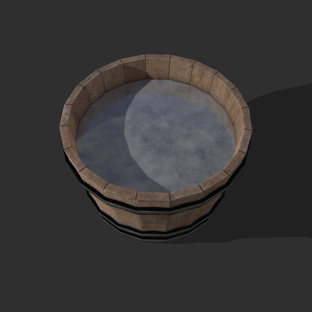 3D bucket water - TurboSquid 1711305
