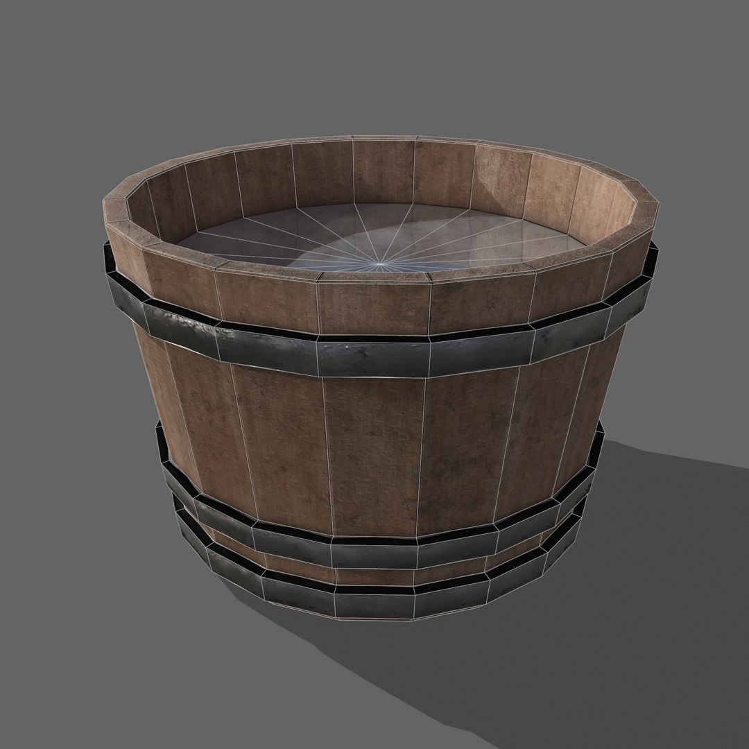3D bucket water - TurboSquid 1711305