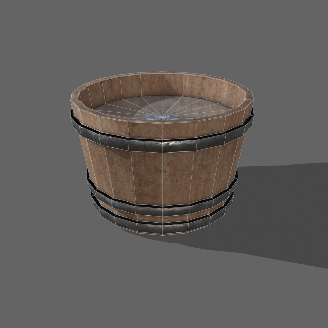 3D bucket water - TurboSquid 1711305