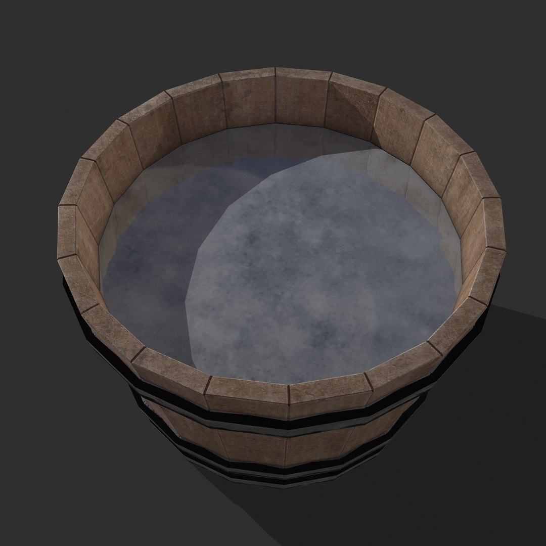 3D bucket water - TurboSquid 1711305