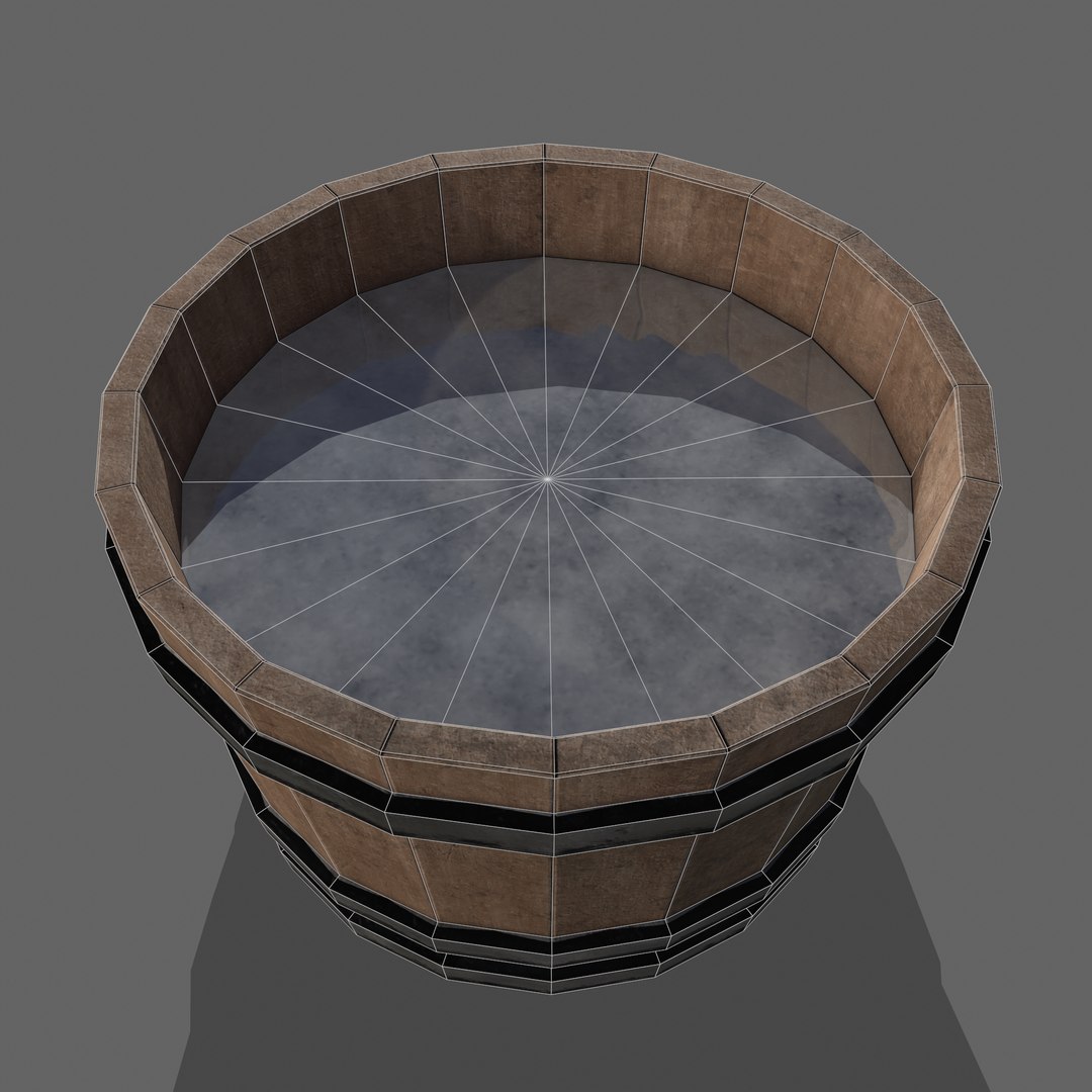 3D bucket water - TurboSquid 1711305