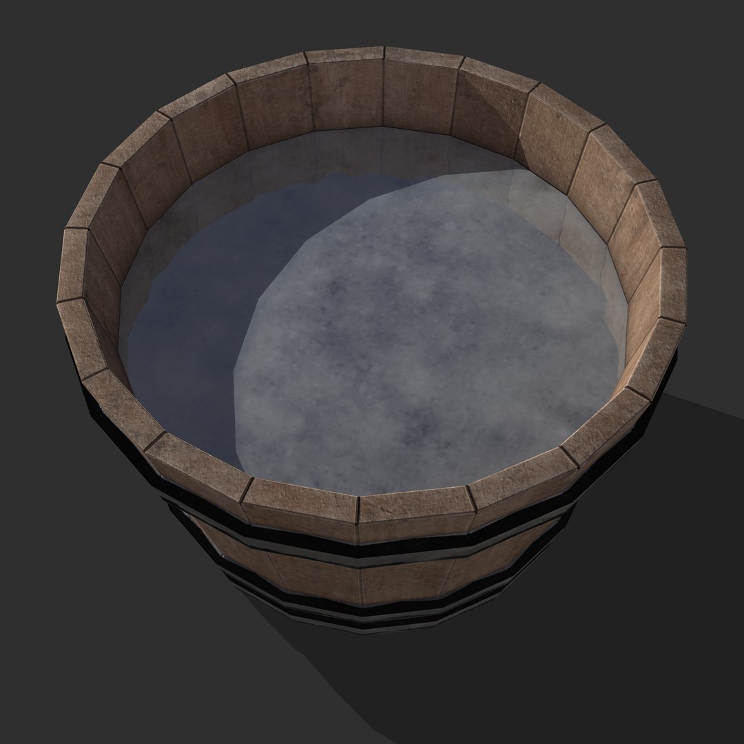 3D bucket water - TurboSquid 1711305