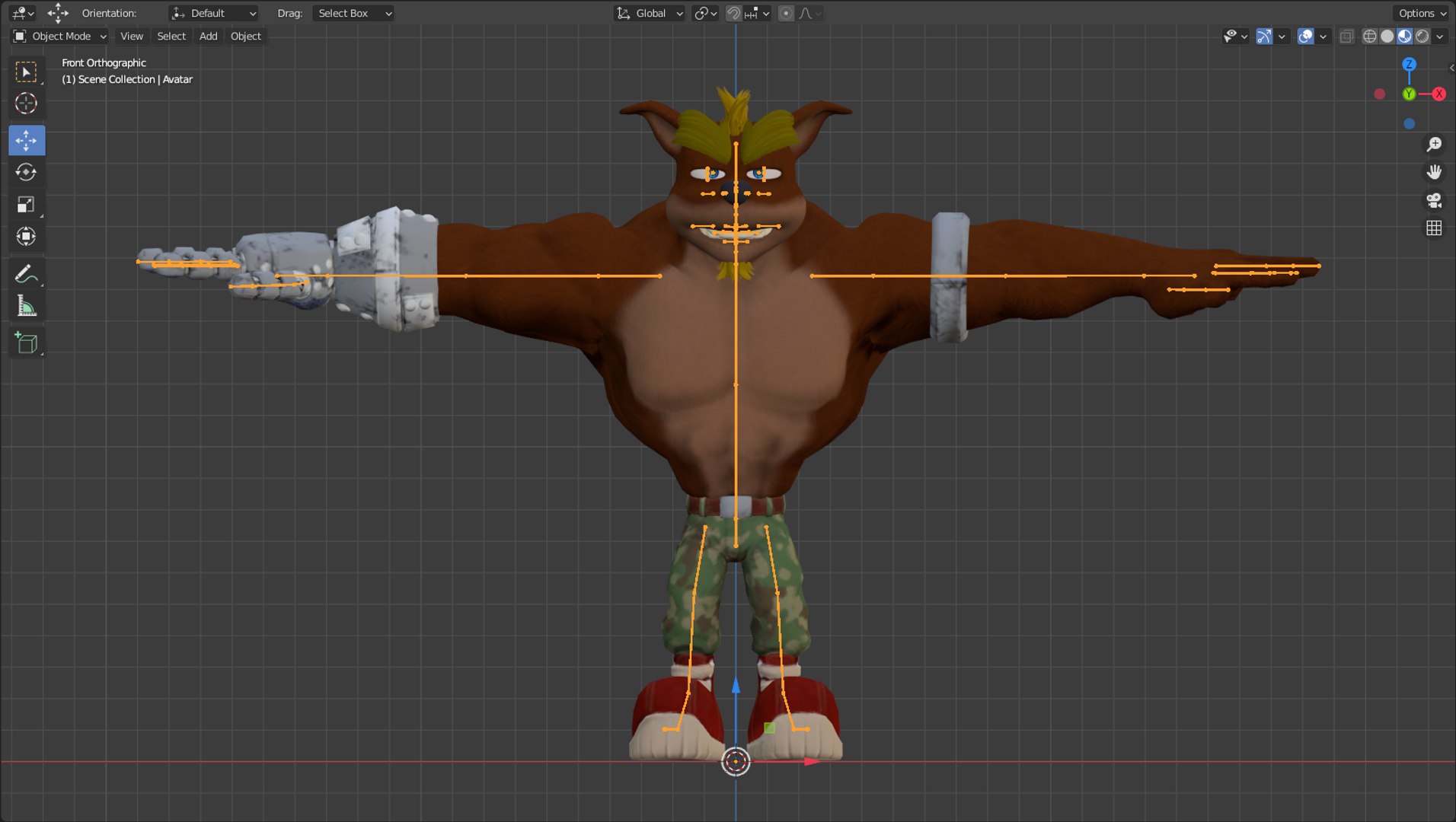 3D CRUNCH BANDICOOT - PBR - RIGGED - TurboSquid 1726124