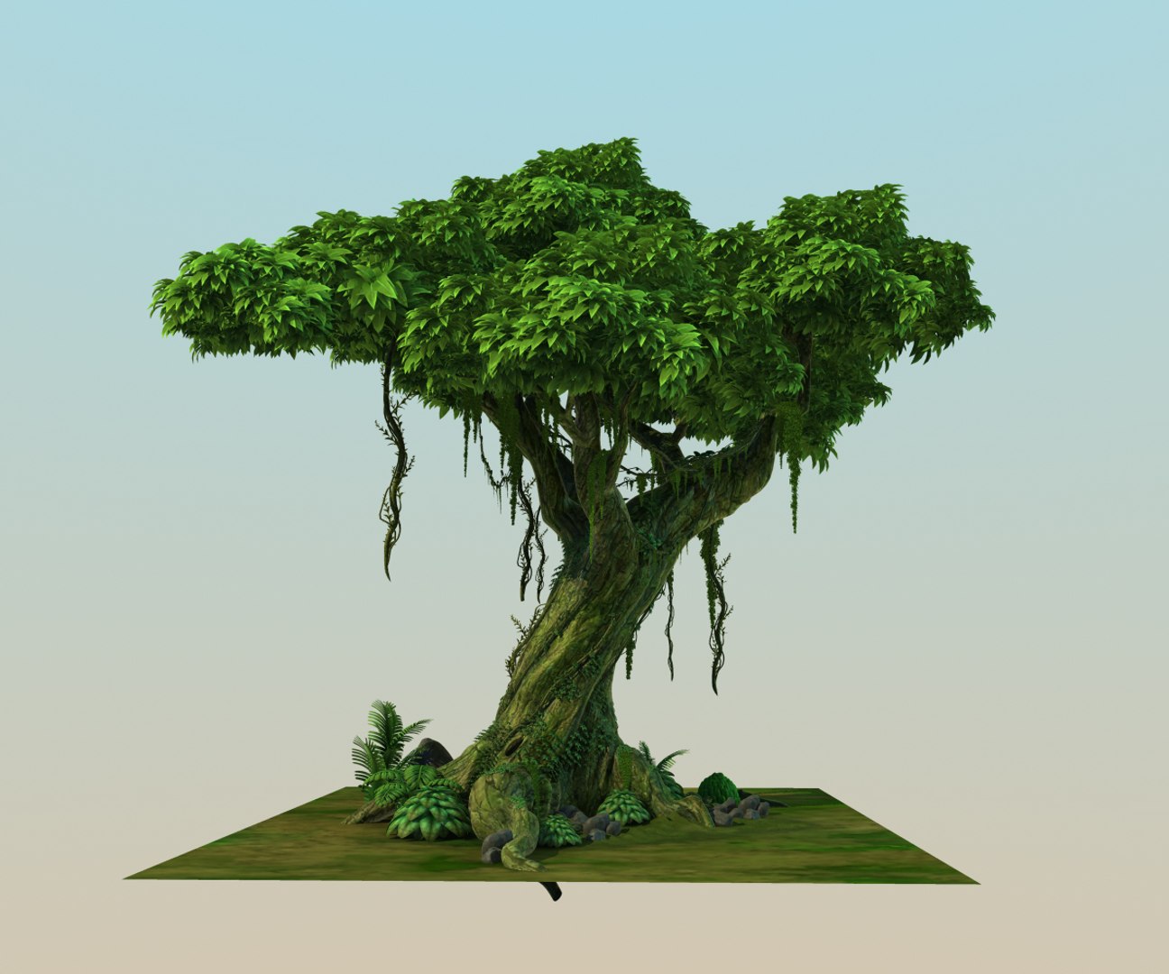 Tree Nature 3d Model
