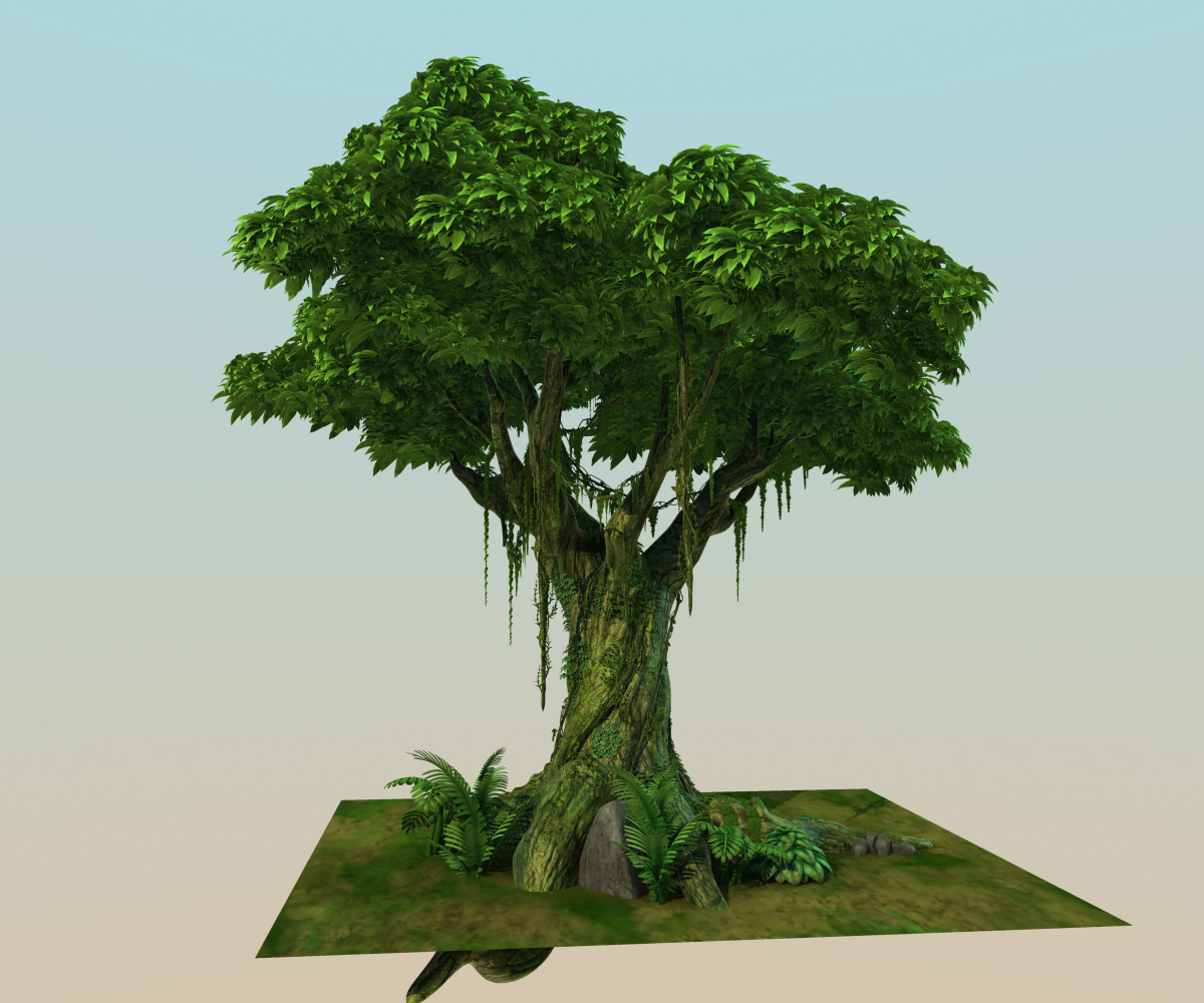 tree nature 3d model