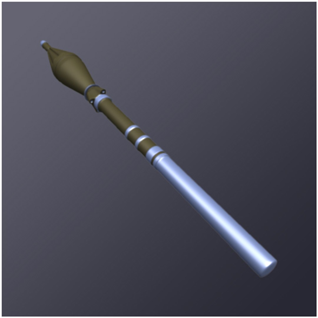 3d rpg-7 warhead model