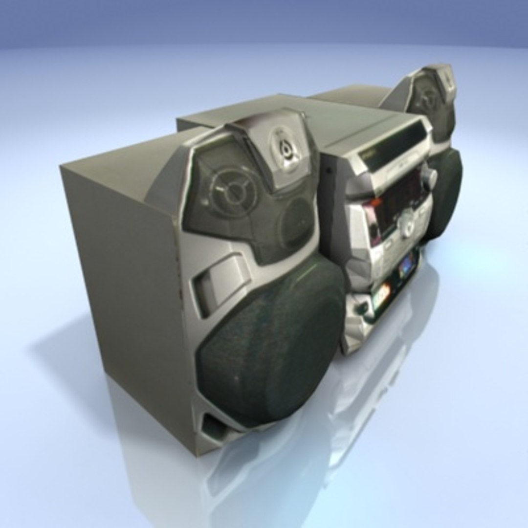 Hi-fi Sansui Stereo 3d Model