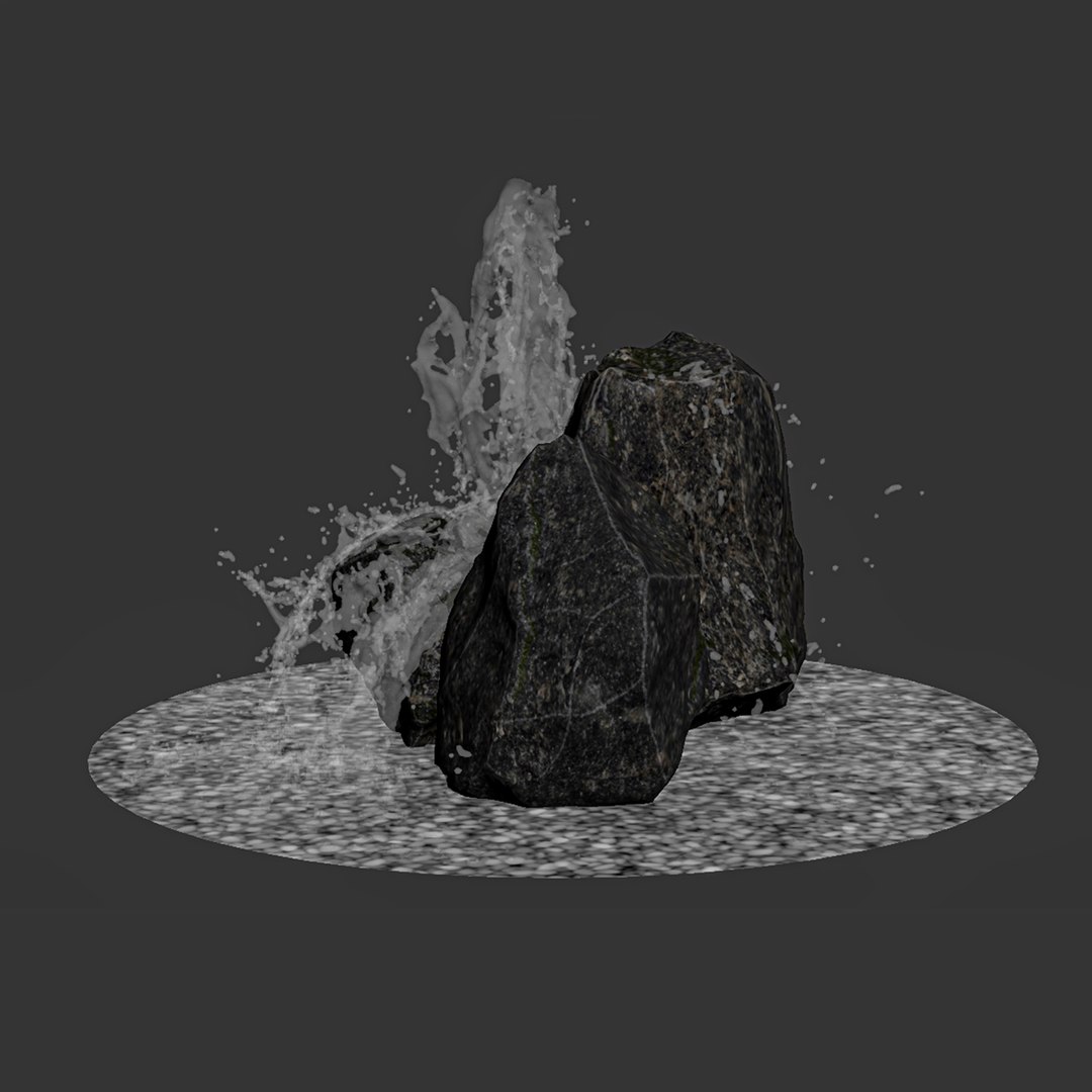 Rock Waterfall Fountains 3D Model - TurboSquid 1897032