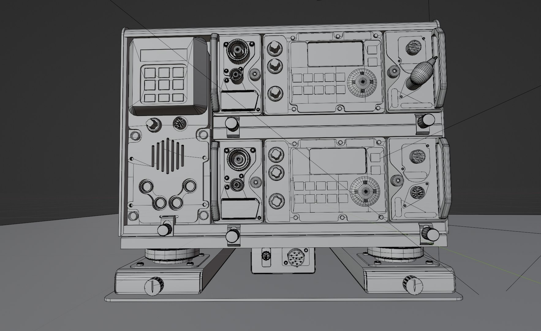 Sci-Fi Analog Communication Device High Poly 3D - TurboSquid 1832255
