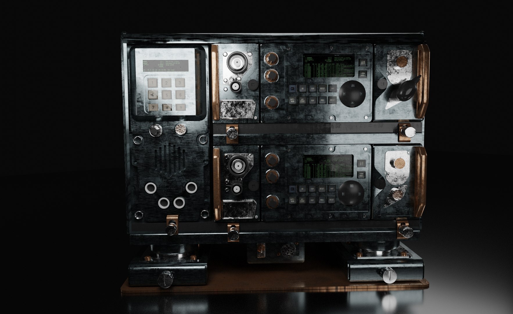 Sci-Fi Analog Communication Device High Poly 3D - TurboSquid 1832255