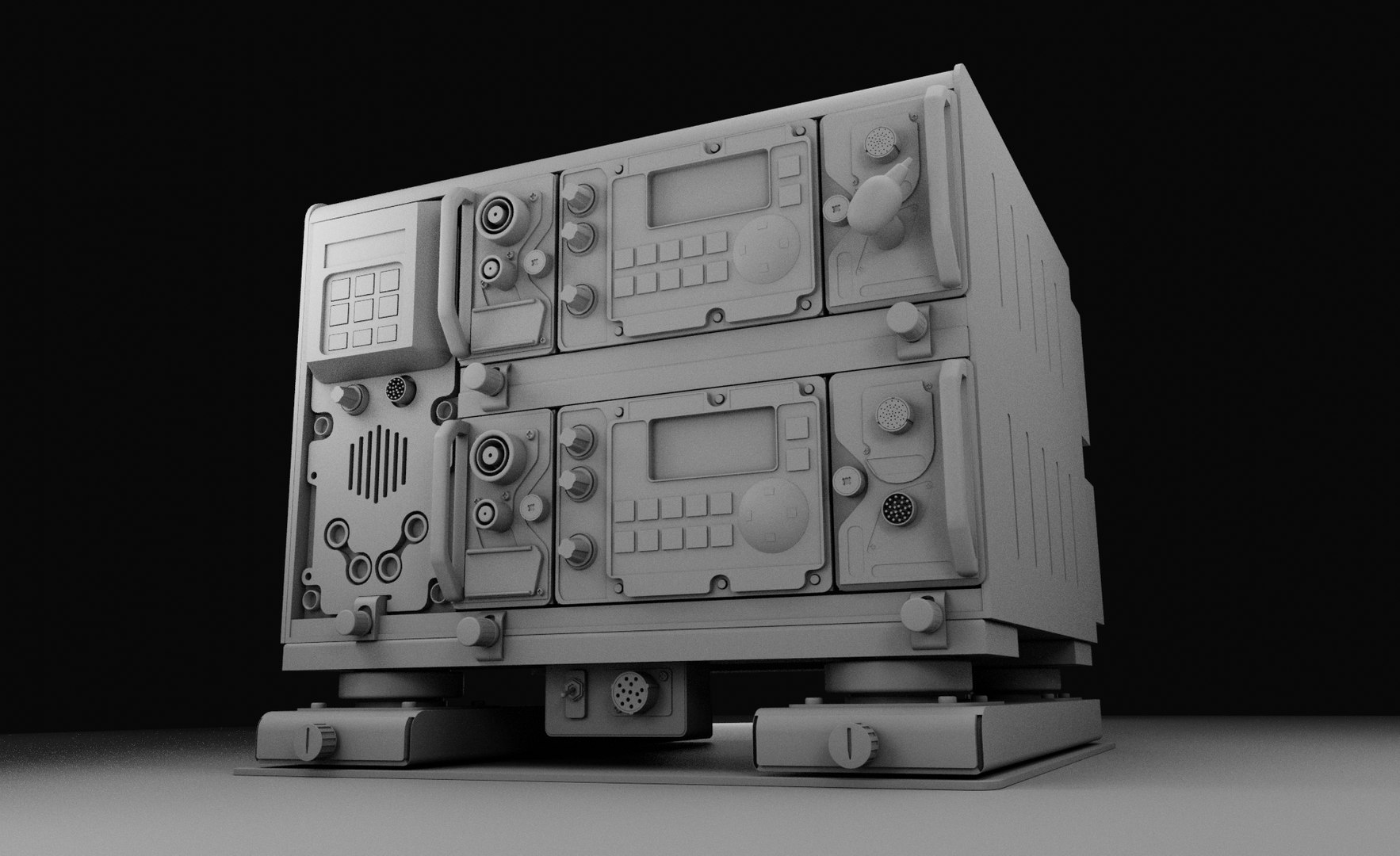 Sci-Fi Analog Communication Device High Poly 3D - TurboSquid 1832255