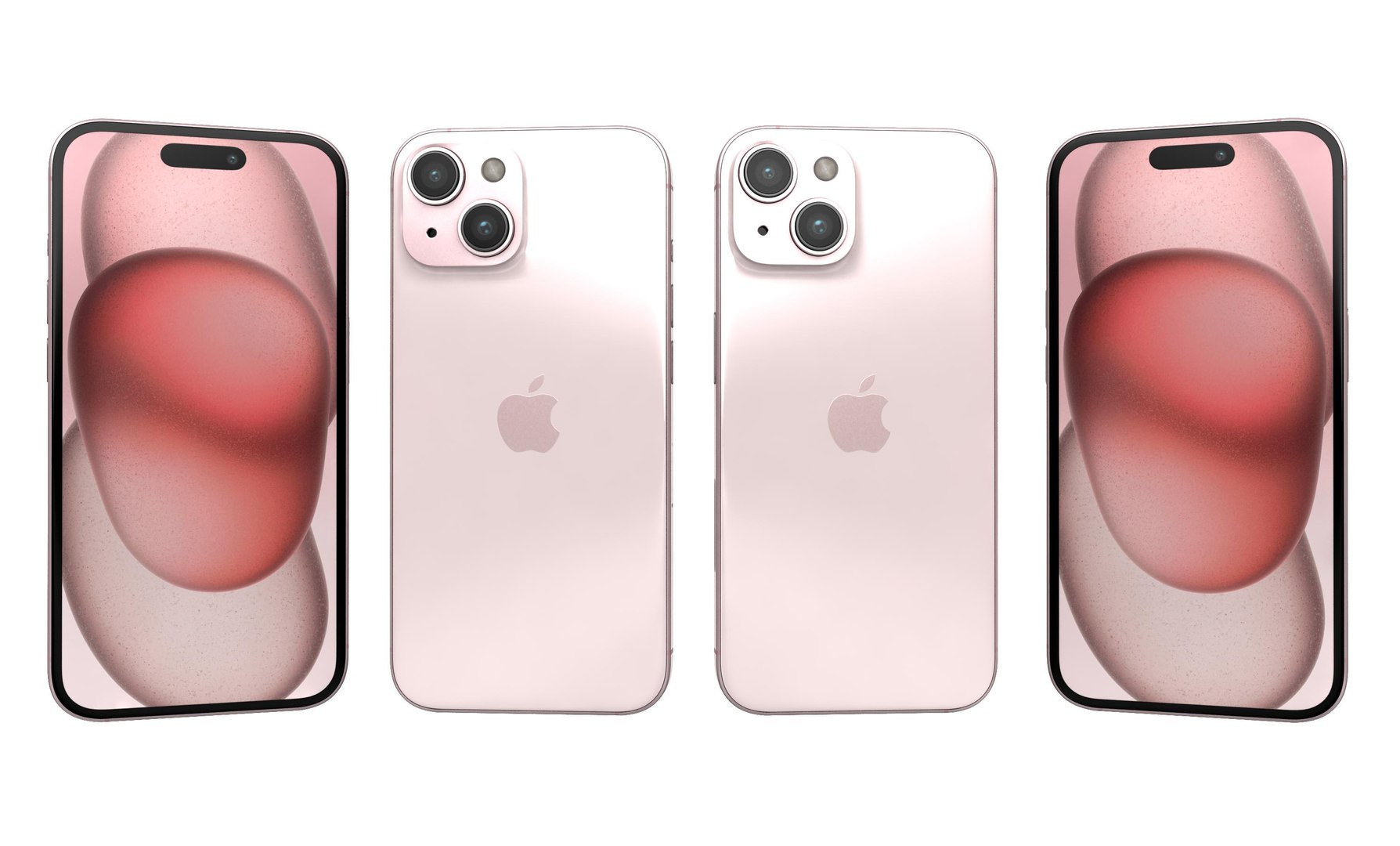 3D Model Apple IPhone 15 Pink - TurboSquid 2130216