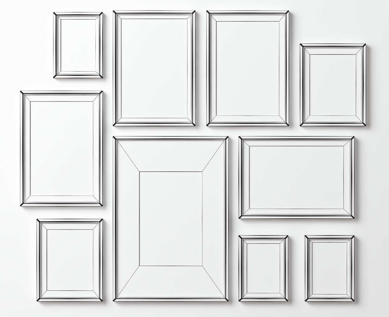 Picture Frames Set-434 3D Model - TurboSquid 2090587