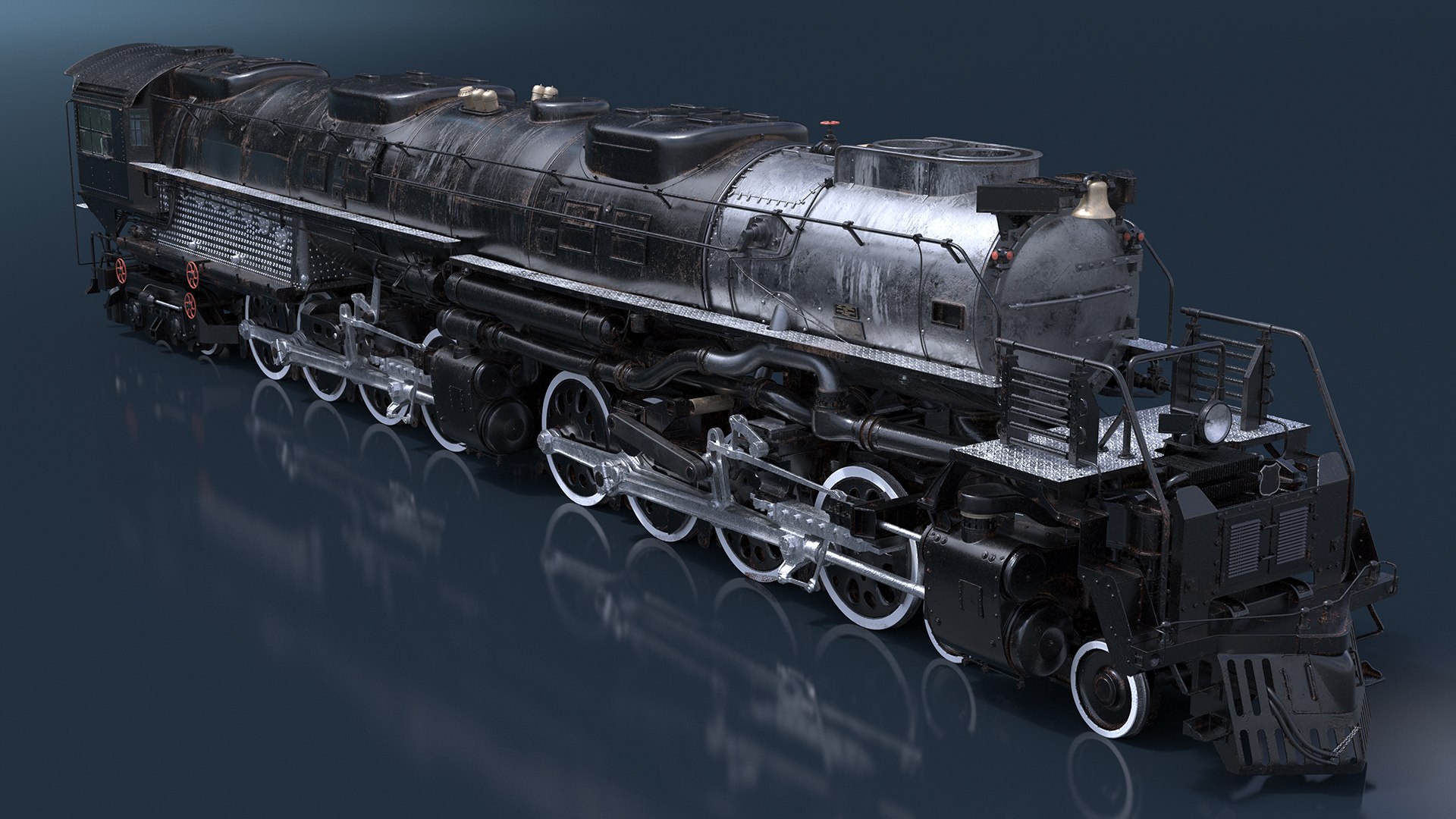 Worn Locomotive Rigged For Cinema 4D 3D Model - TurboSquid 2320523