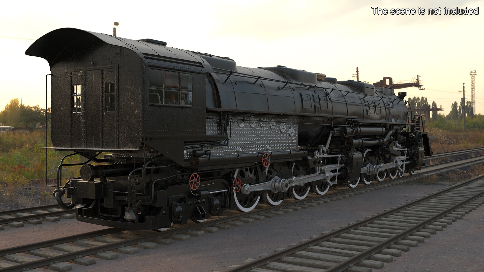 Worn Locomotive Rigged For Cinema 4D 3D Model - TurboSquid 2320523