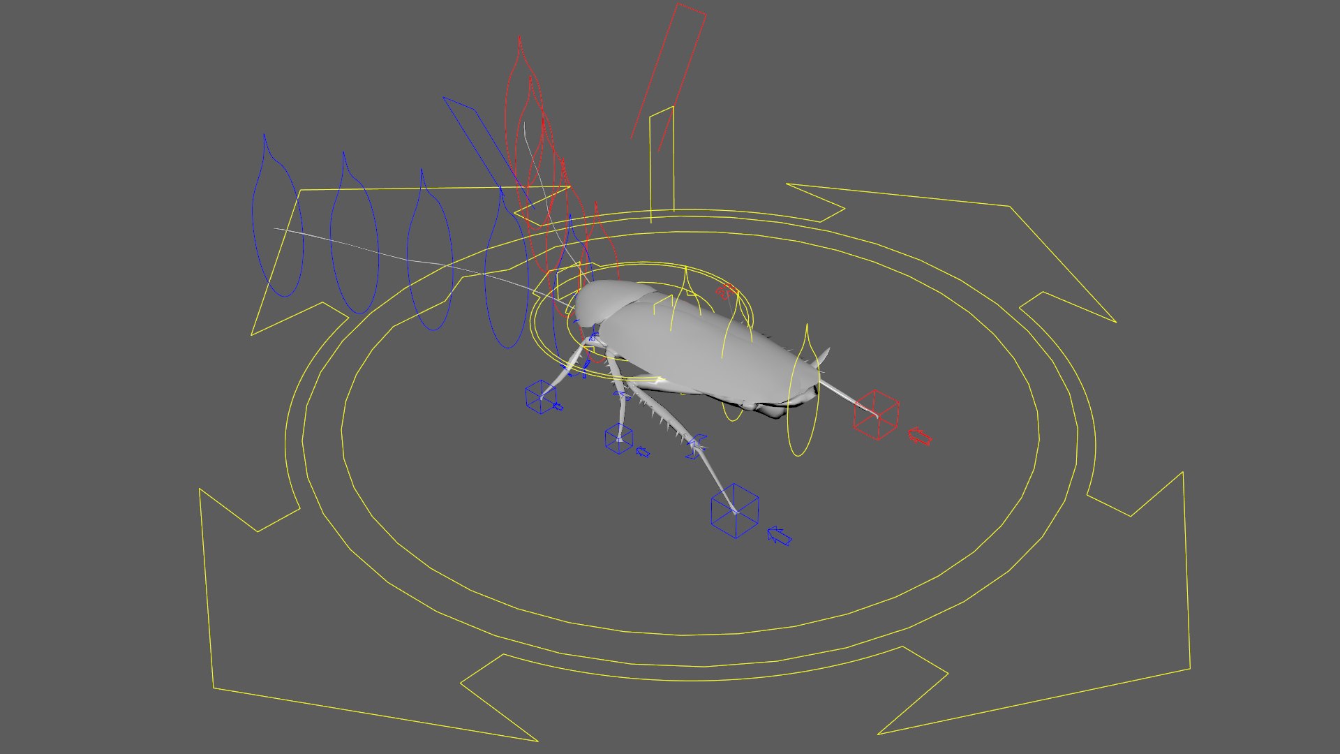 3D Rigged Cockroach Model - TurboSquid 2009925
