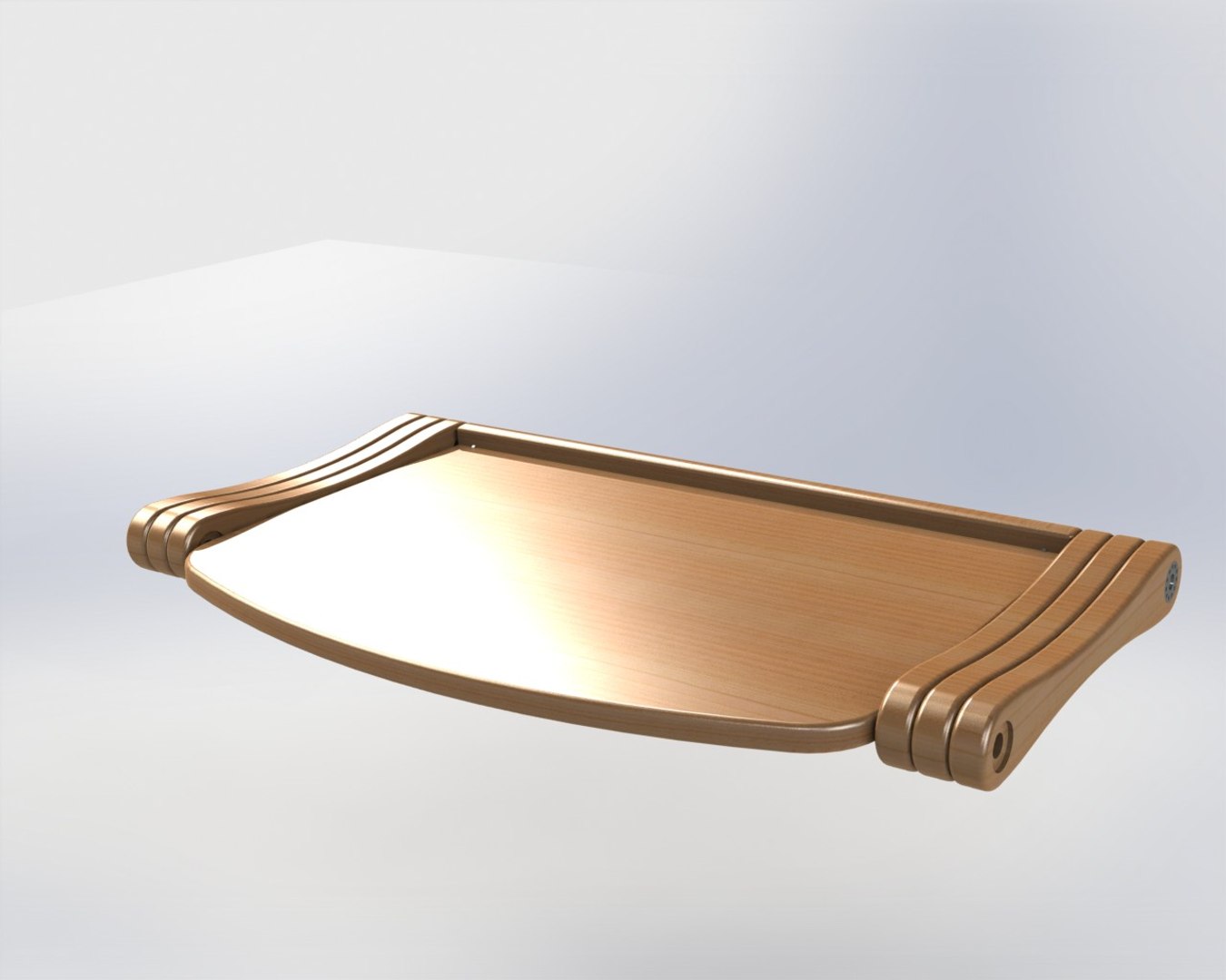 3d Model Solidworks Folding Portable Table