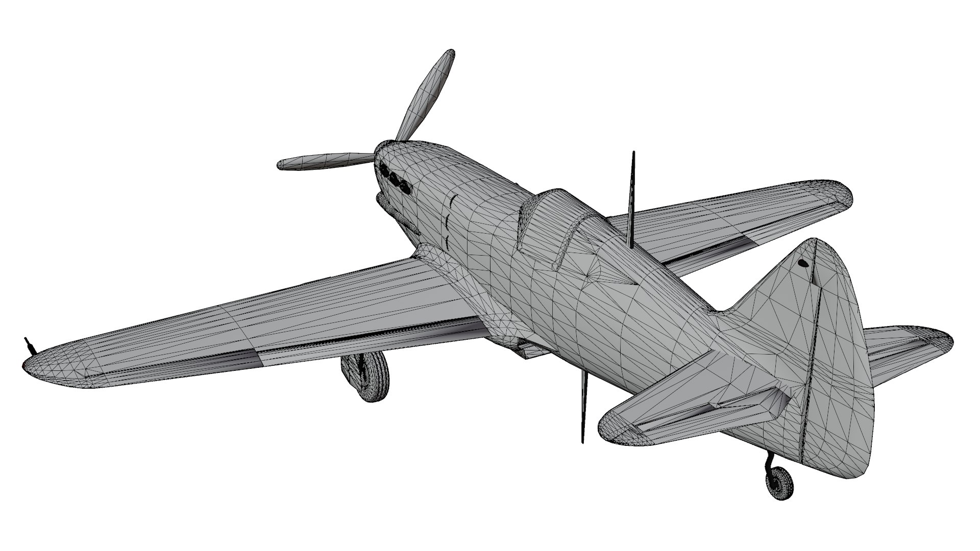Dewoitine D 520 Fighter Model - TurboSquid 2236957