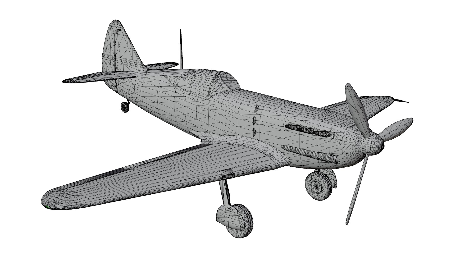 Dewoitine D 520 Fighter Model - TurboSquid 2236957