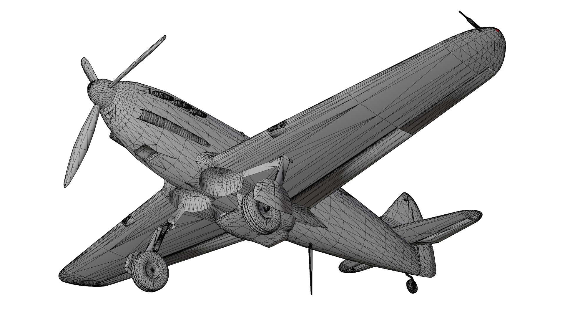 Dewoitine D 520 Fighter Model - TurboSquid 2236957