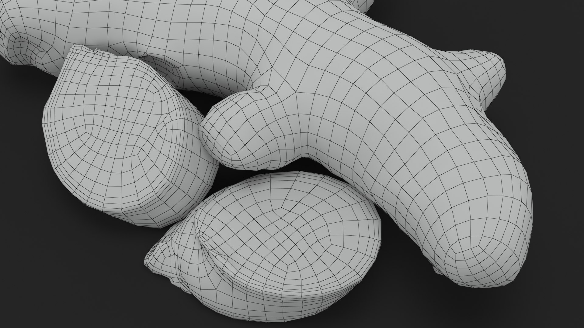 Whole Turmeric and Slices v2 model - TurboSquid 1864973