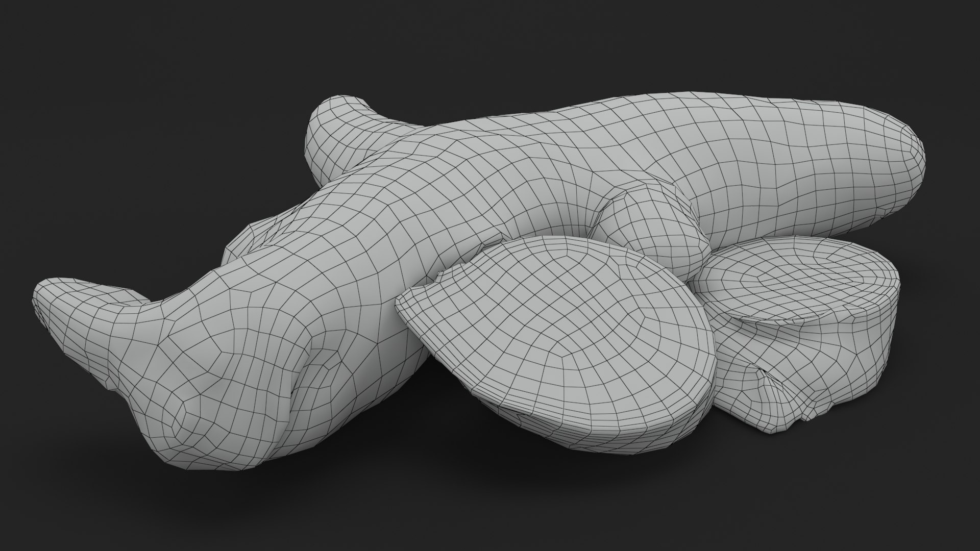 Whole Turmeric and Slices v2 model - TurboSquid 1864973