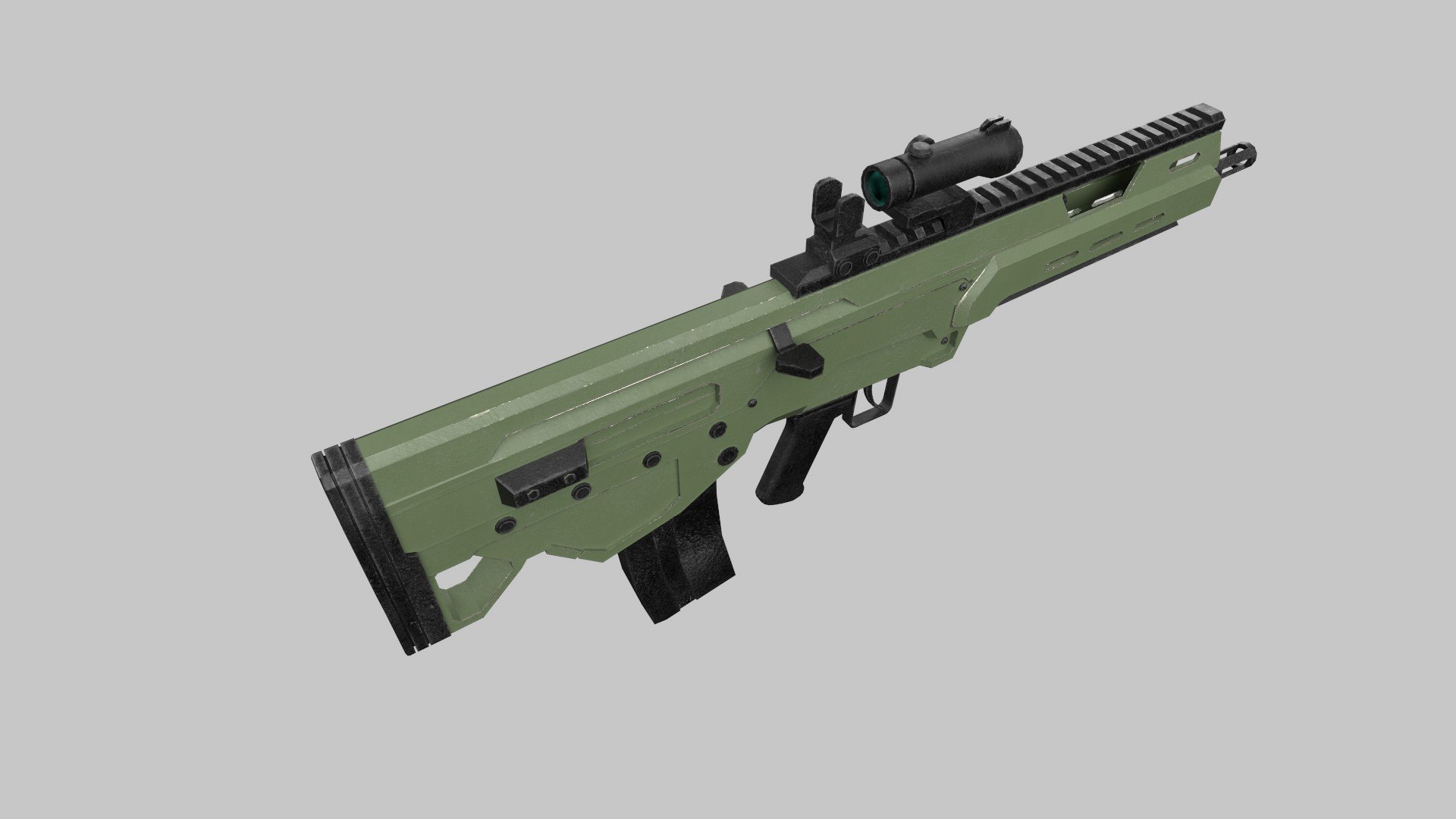 3D Assault Rifle - TurboSquid 2091896
