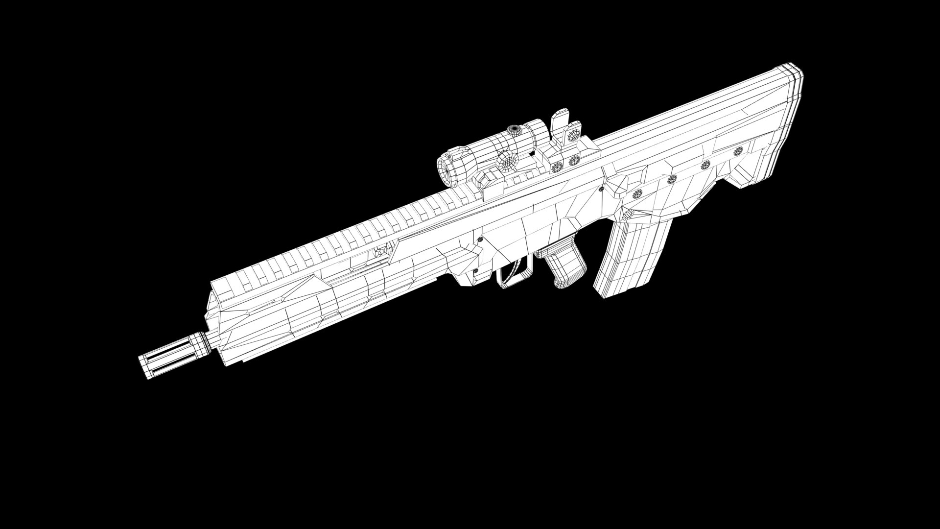 3D Assault Rifle - TurboSquid 2091896