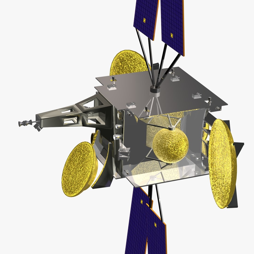Orbiting Satellite Geo Cob 3d Model