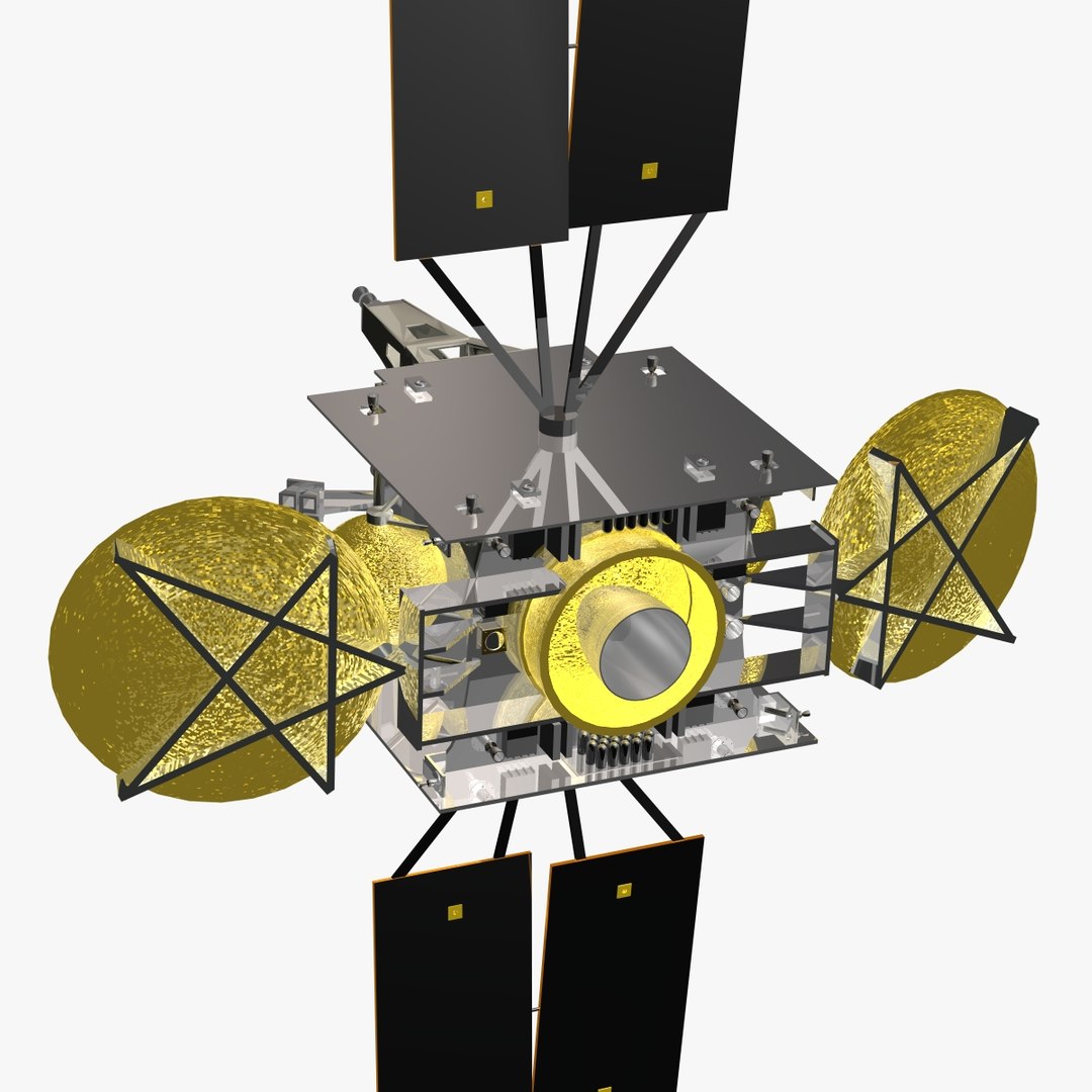 Orbiting Satellite Geo Cob 3d Model