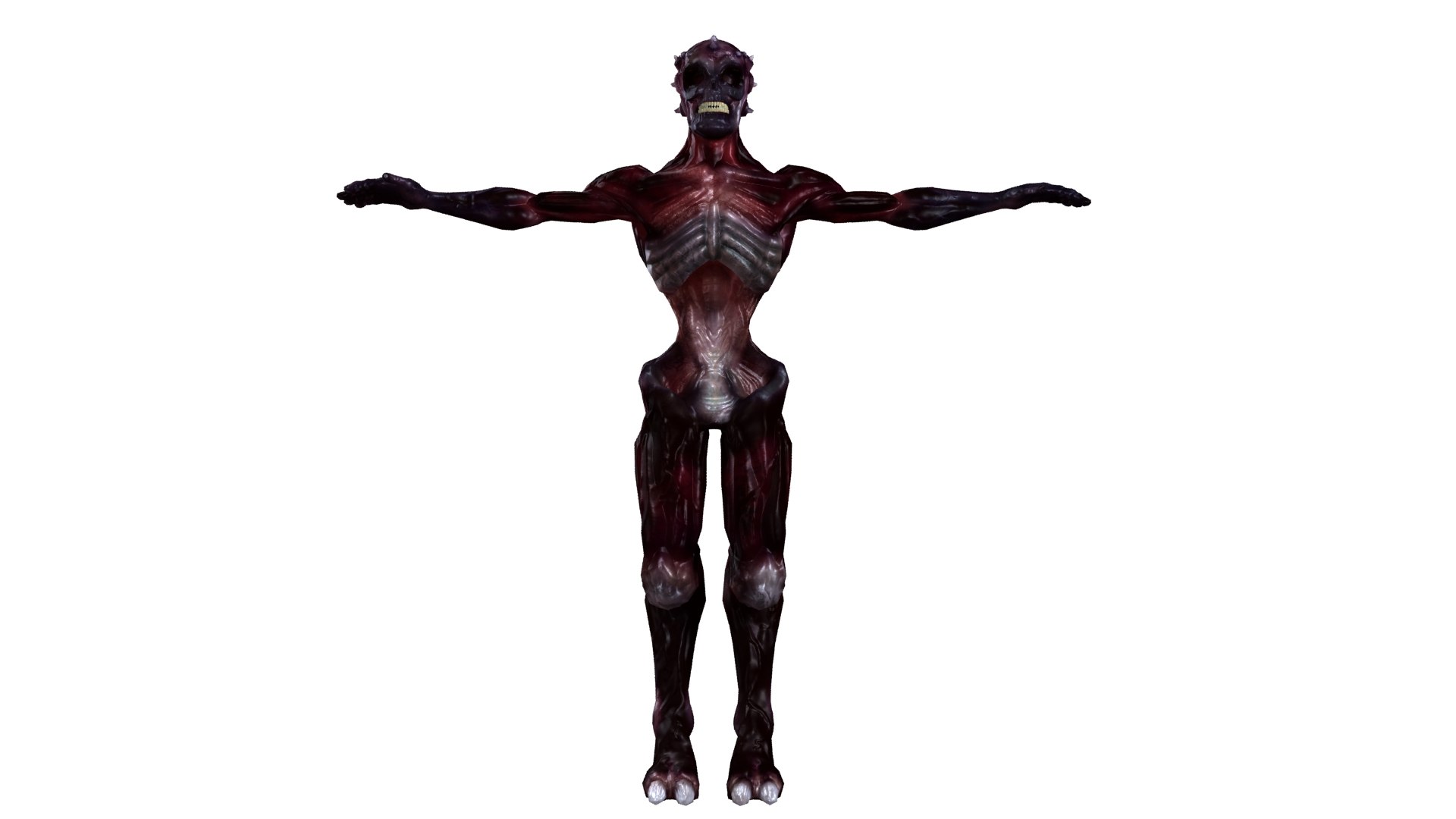 3d Creature Rigged Character