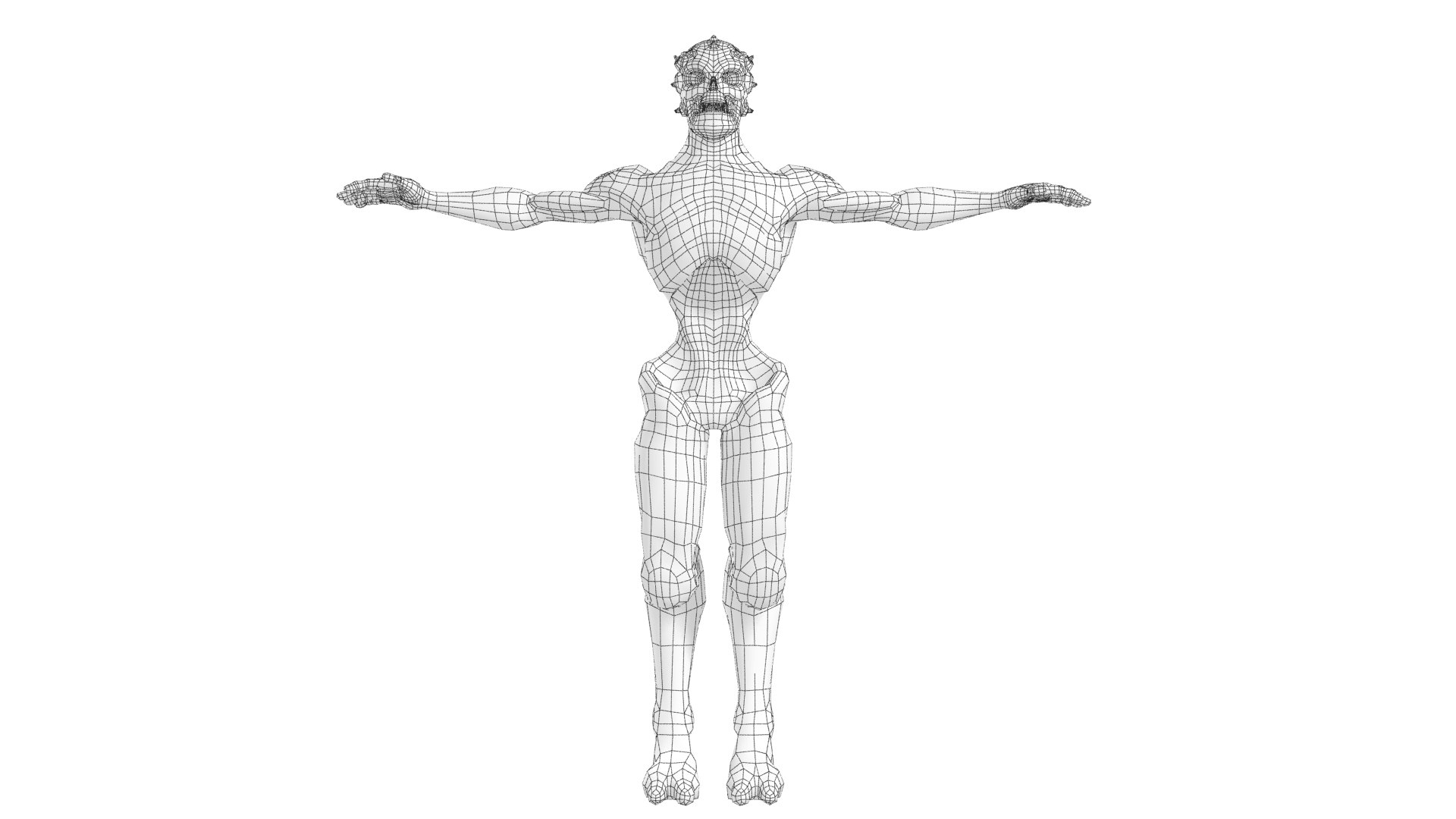 3d Creature Rigged Character