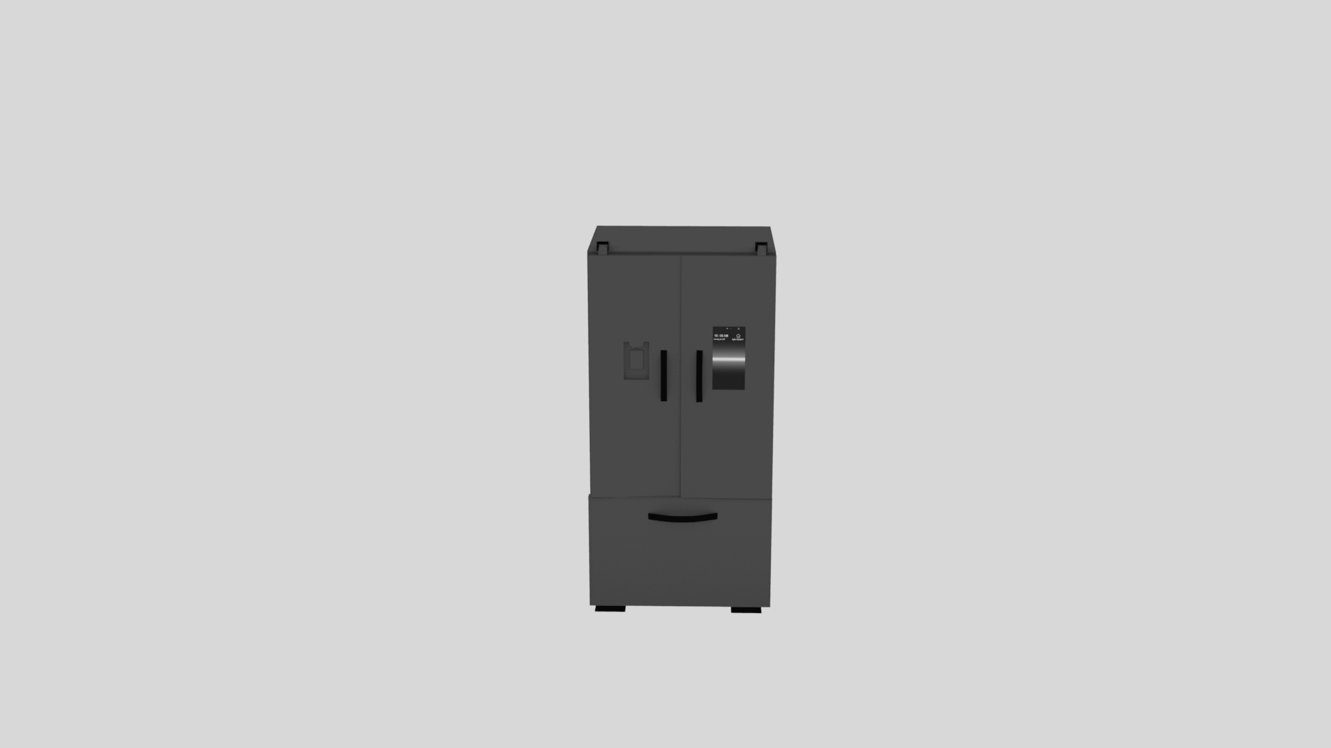 Simple fridge 3D model - TurboSquid 2129896