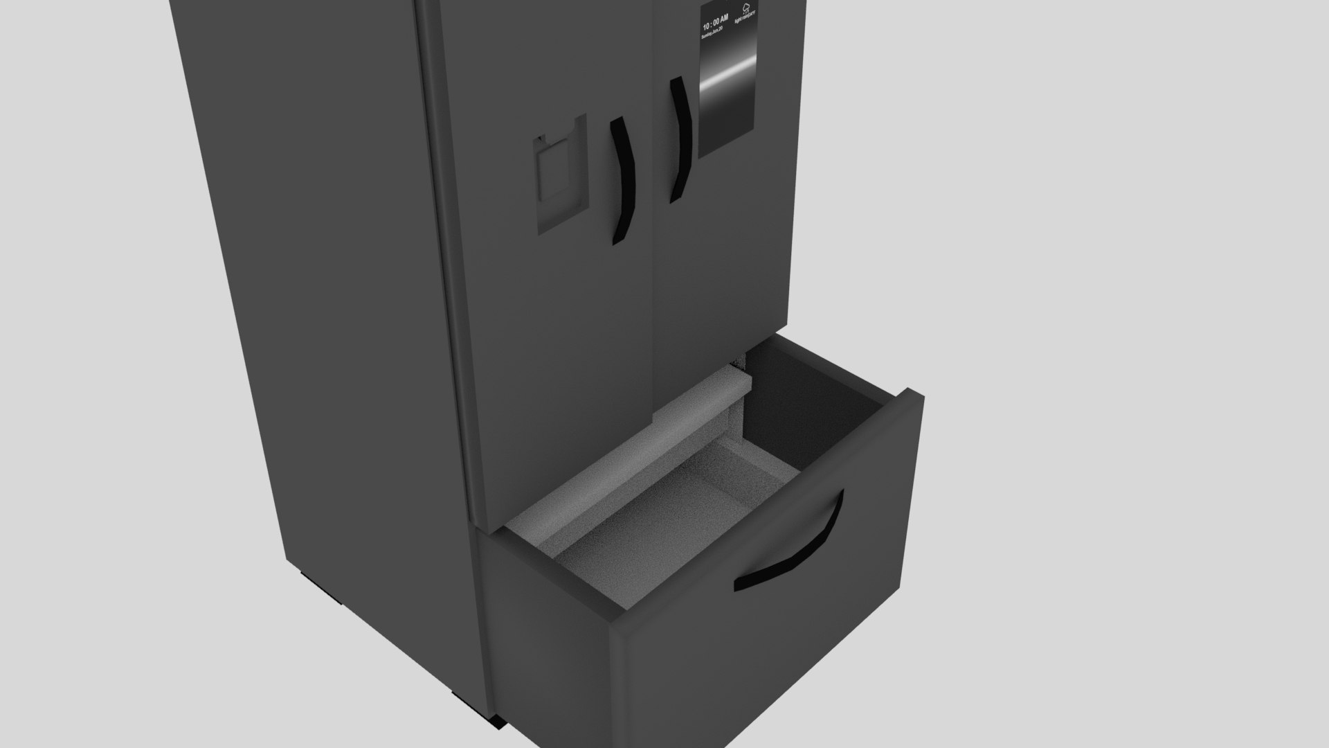 Simple fridge 3D model - TurboSquid 2129896