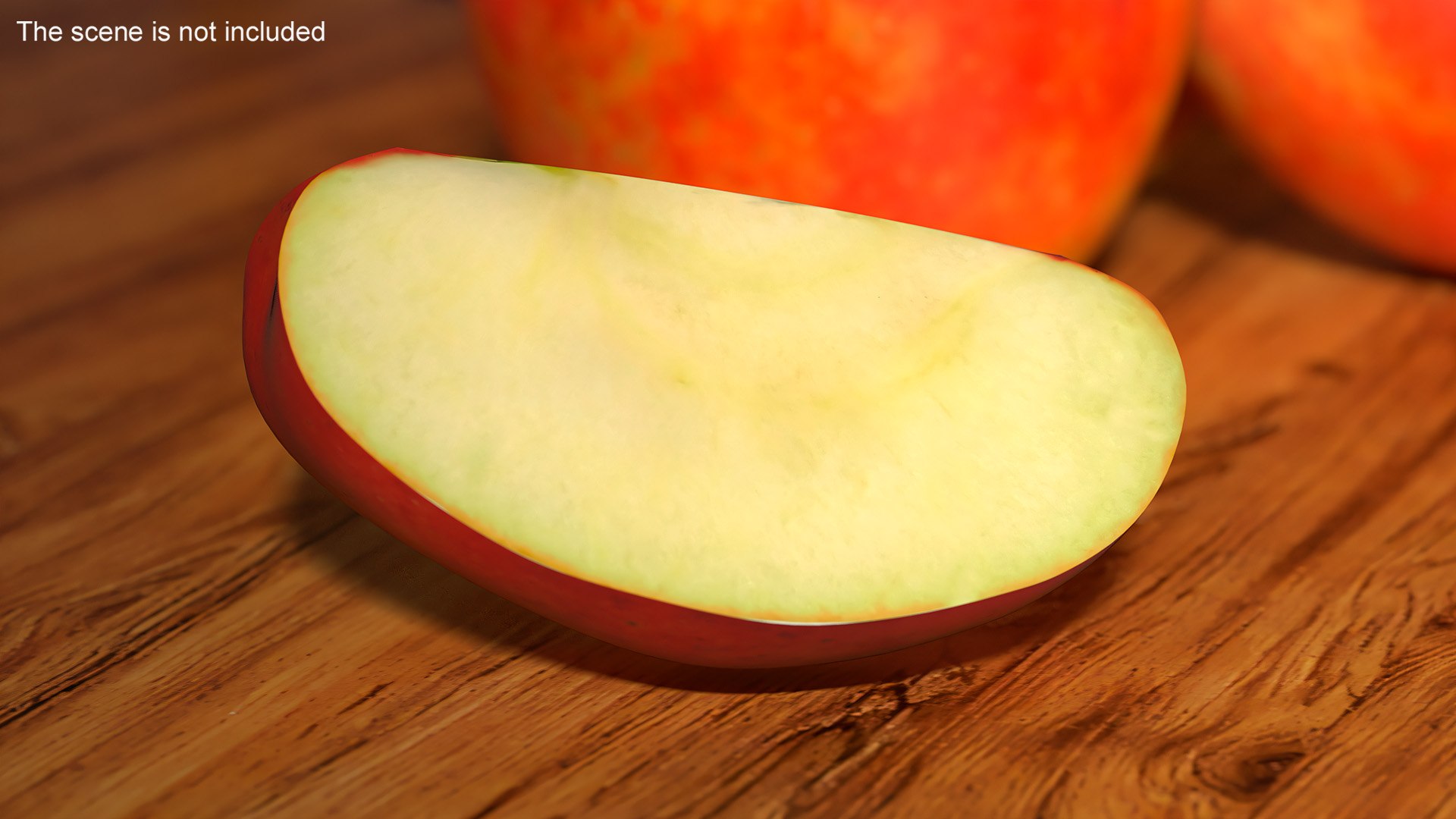 3D Model Realistic Apple Slice - TurboSquid 2211410