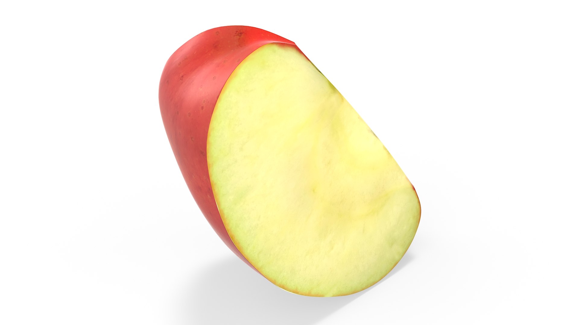 3D Model Realistic Apple Slice - TurboSquid 2211410