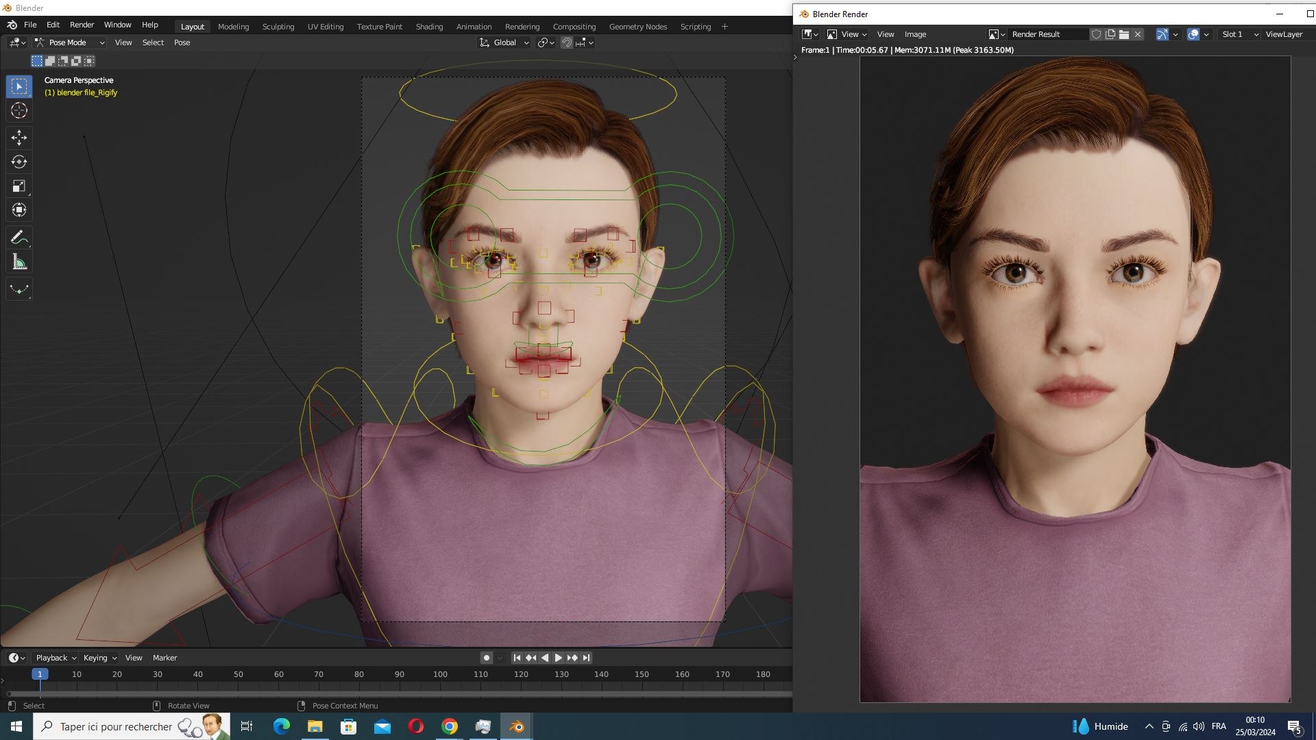 Sonu - Realistic Child With Beautiful Smile Kid Low-poly 3D Model ...