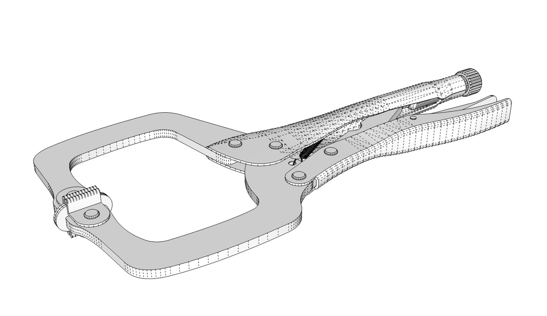 Locking Clamp 3D - TurboSquid 1665831