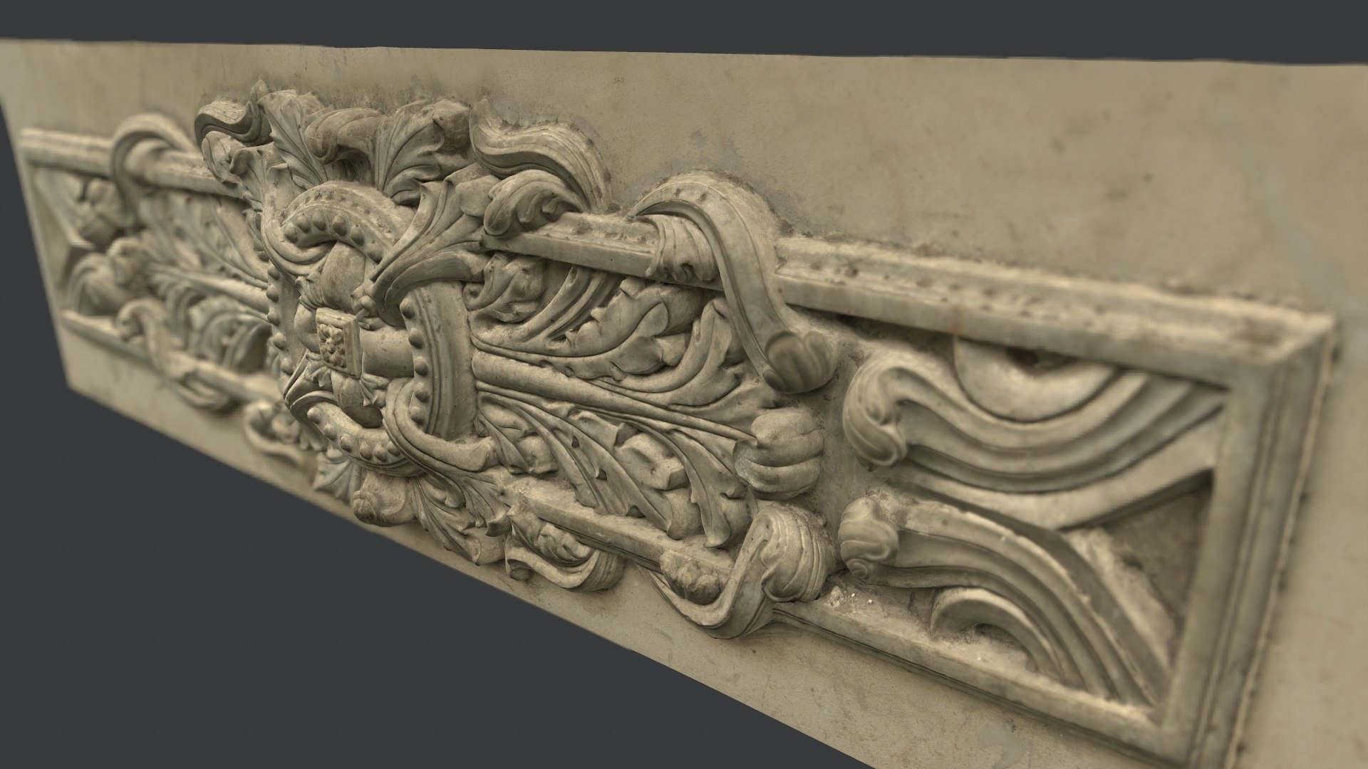 Obj Classic Wall Bas Relief