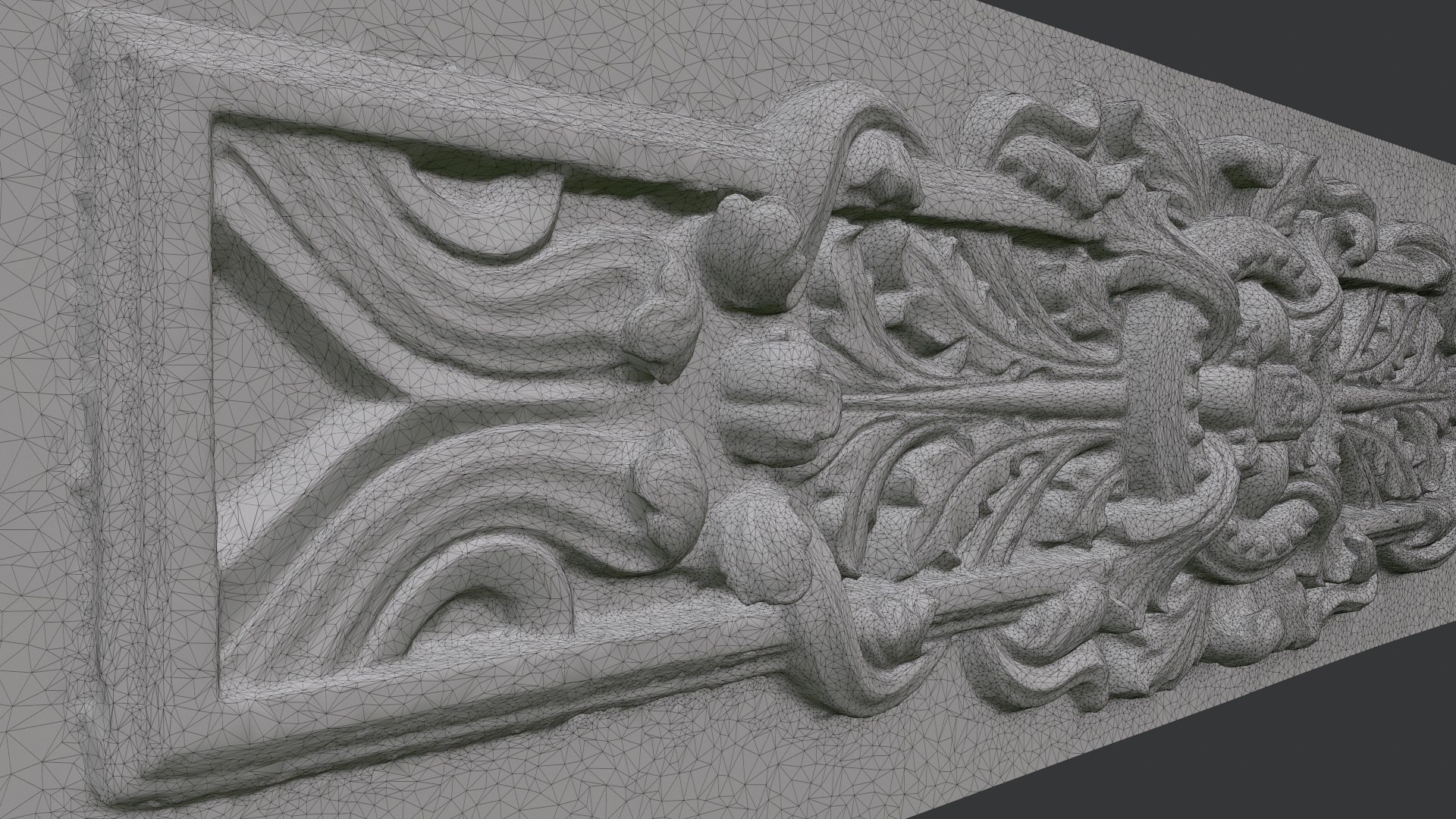 Obj Classic Wall Bas Relief