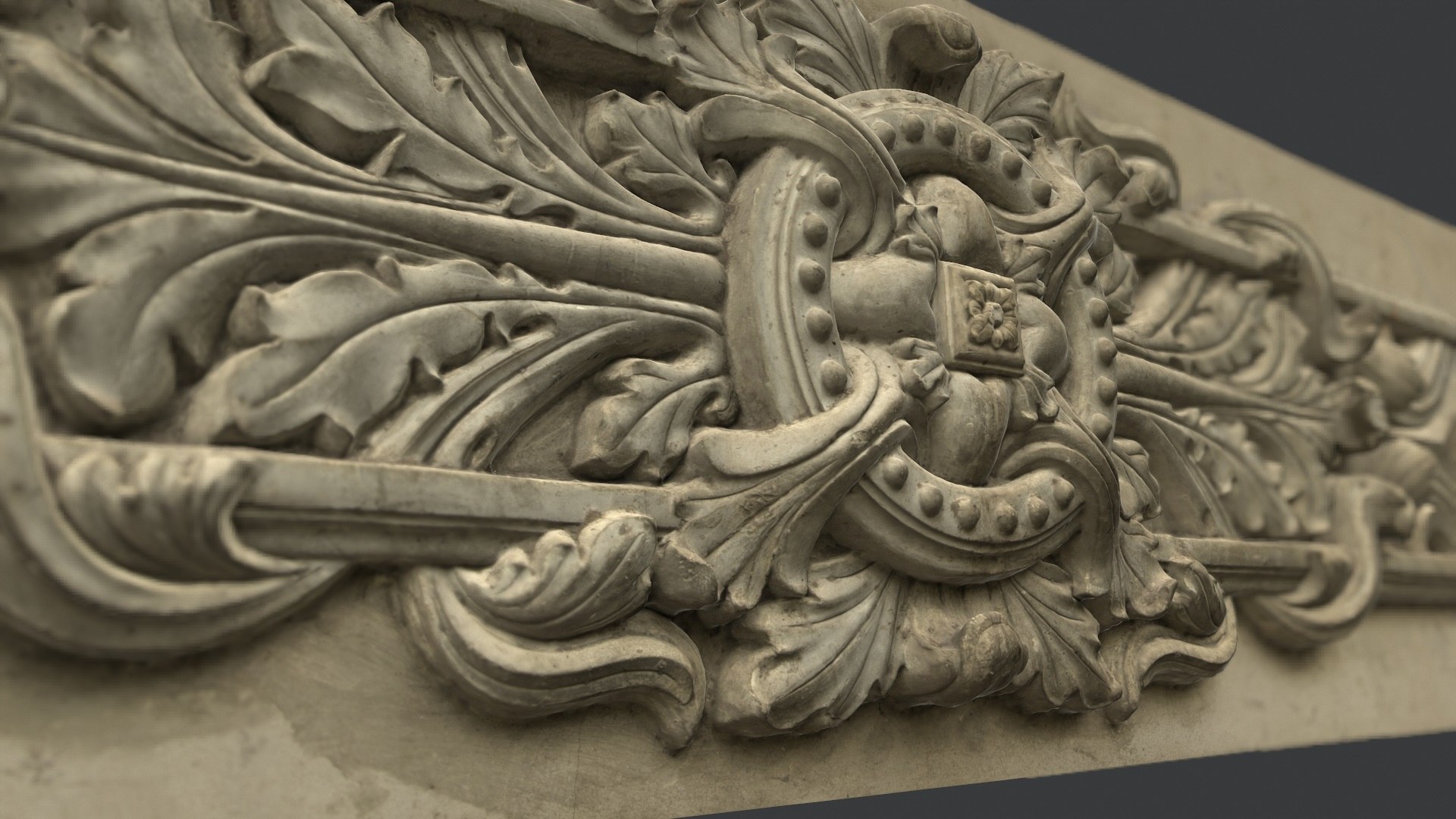 Obj Classic Wall Bas Relief