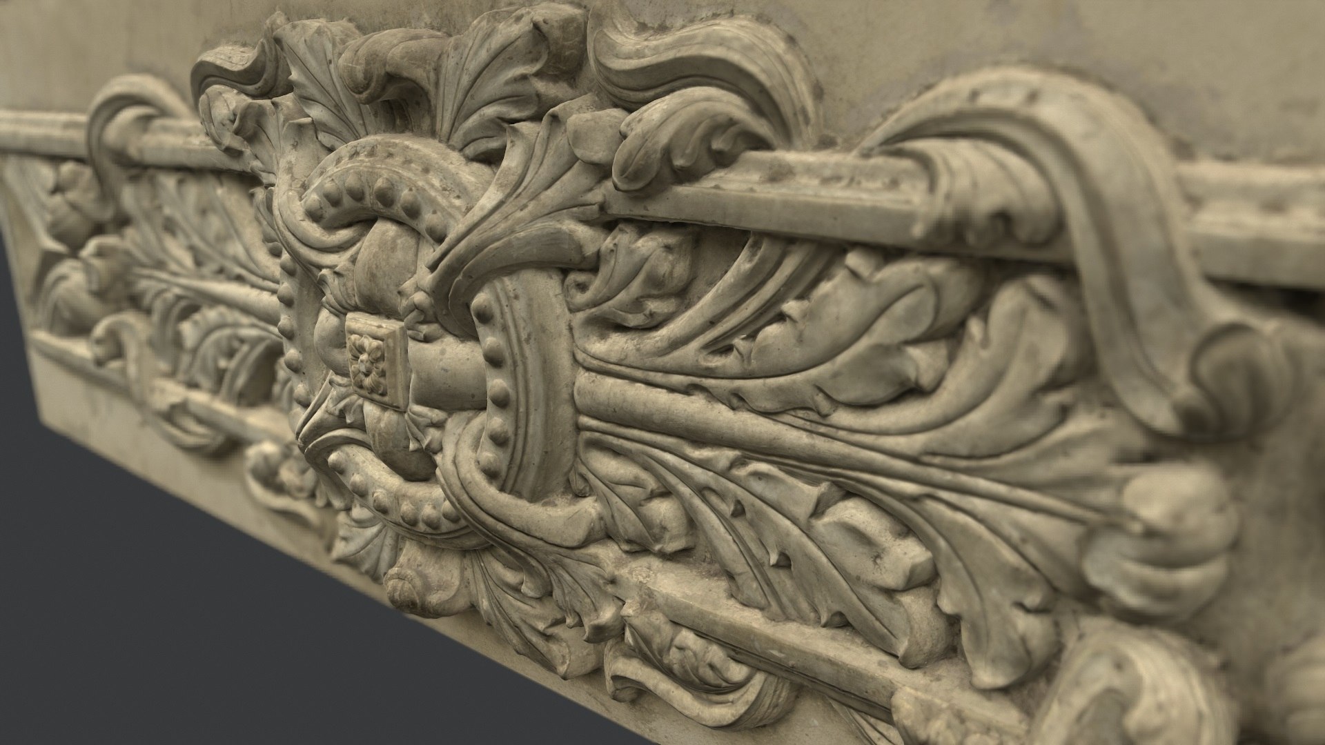 Obj Classic Wall Bas Relief