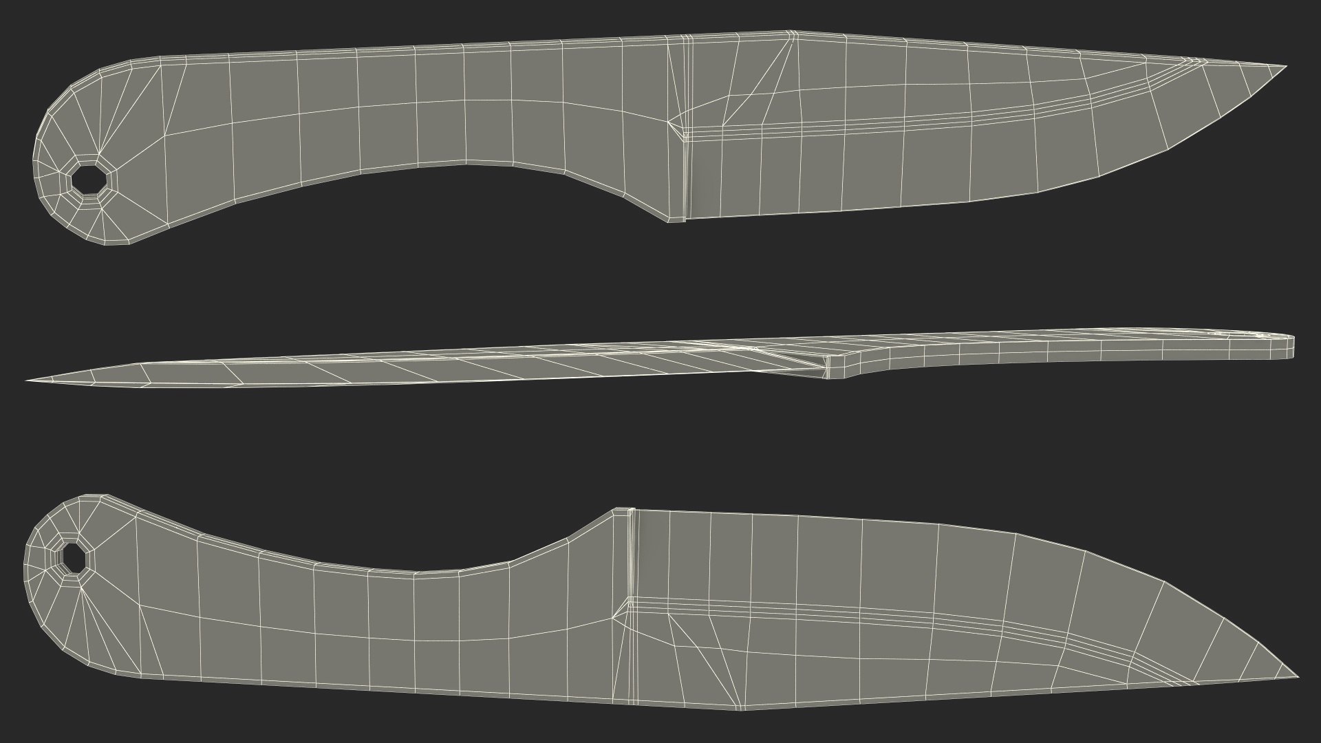 Fling Throwing Knife Old 3D Model - TurboSquid 2068848