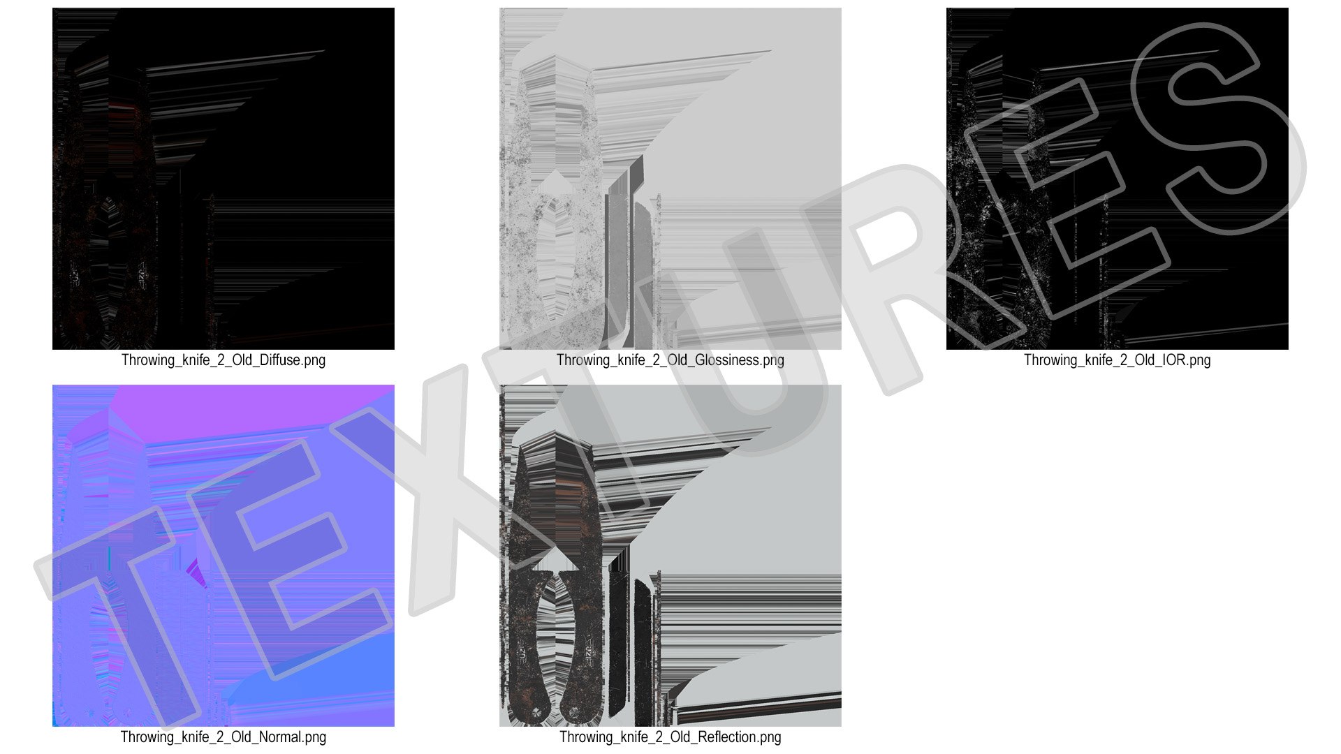 Fling Throwing Knife Old 3D Model - TurboSquid 2068848