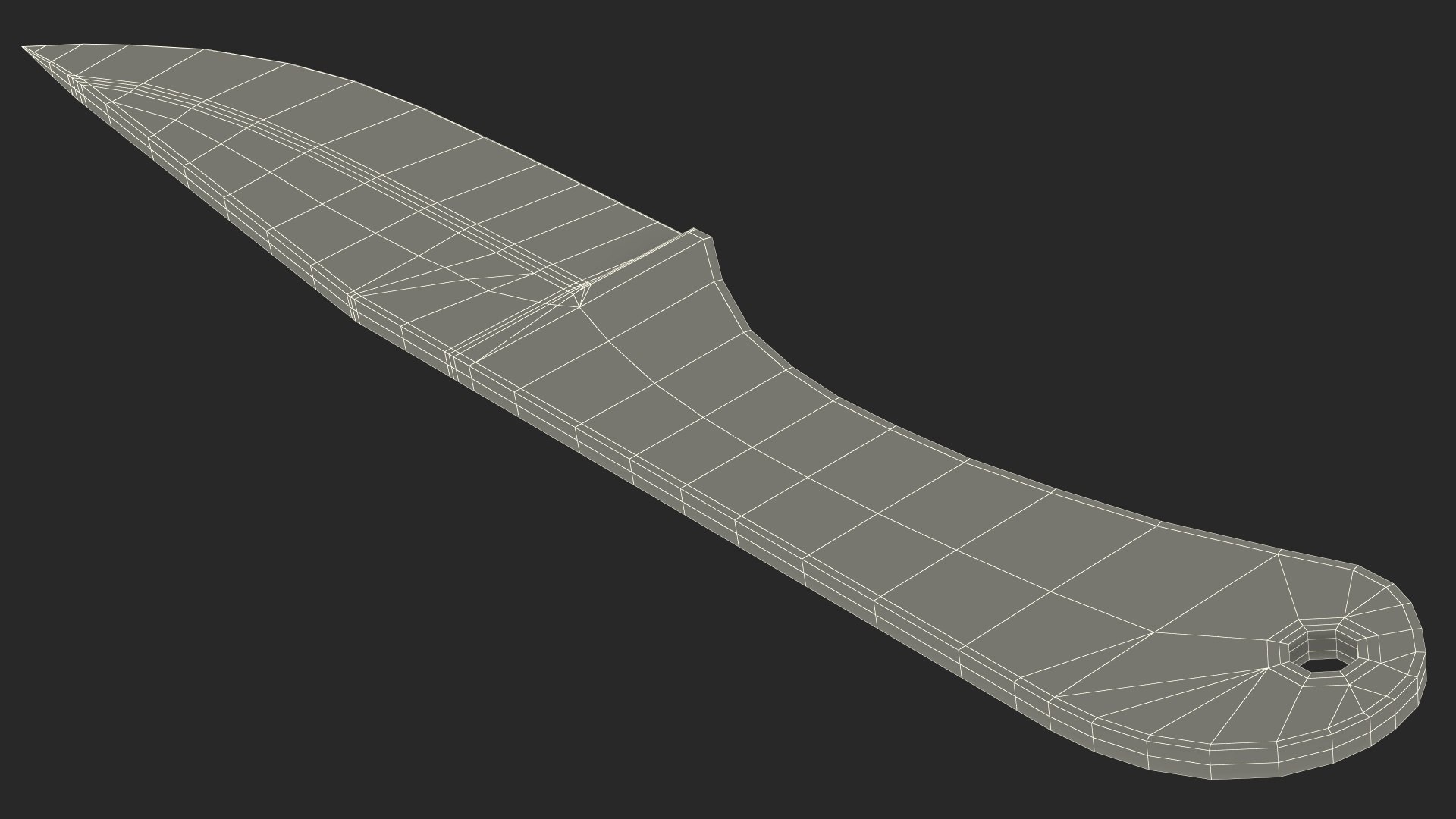 Fling Throwing Knife Old 3D Model - TurboSquid 2068848