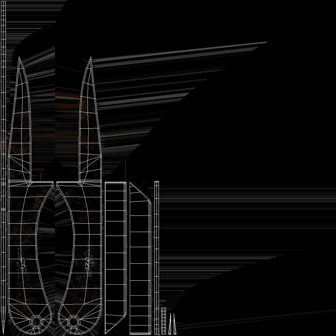 Fling Throwing Knife Old 3D Model - TurboSquid 2068848
